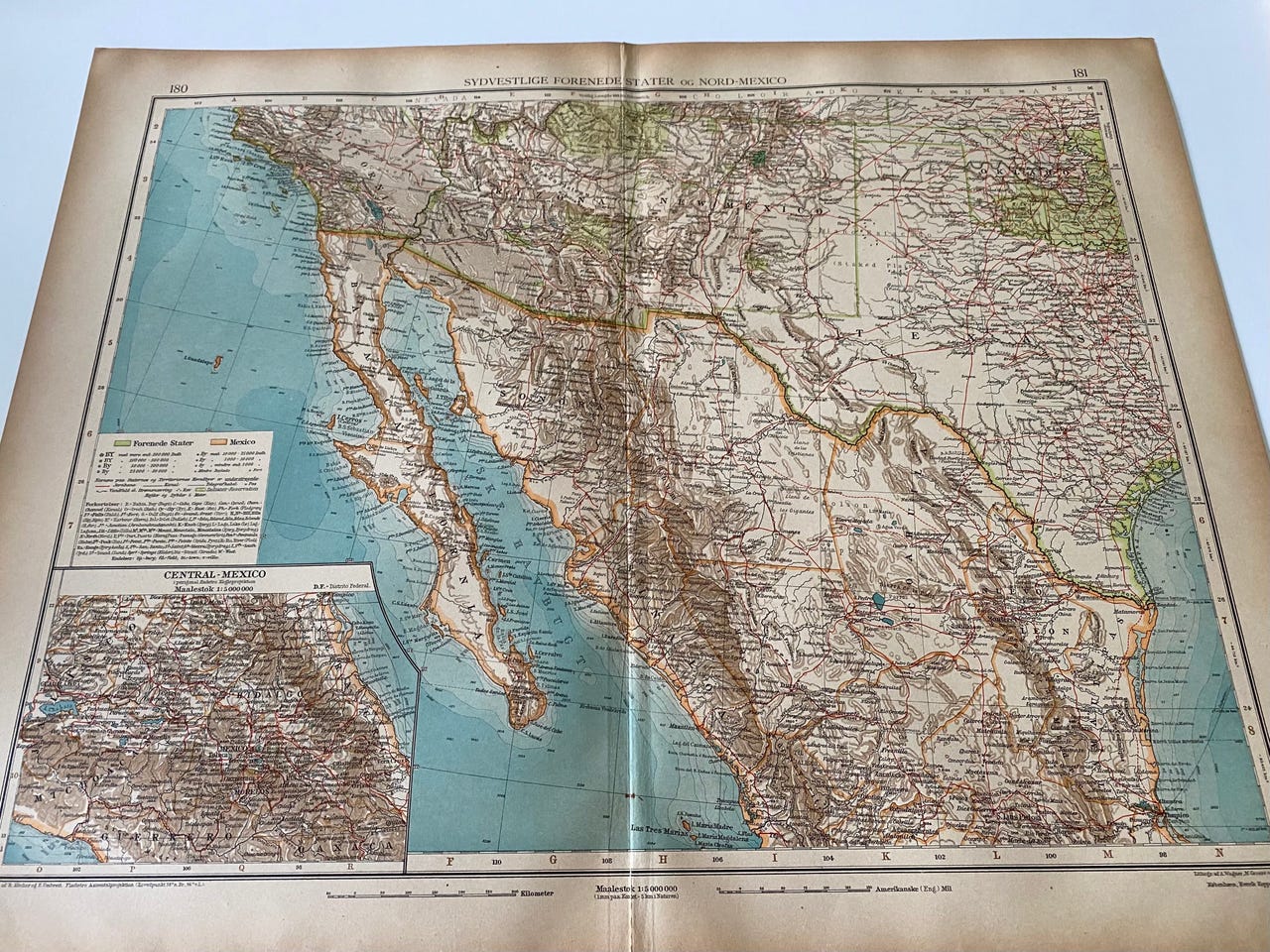 Kort over det nordlige Mexico | DBA
