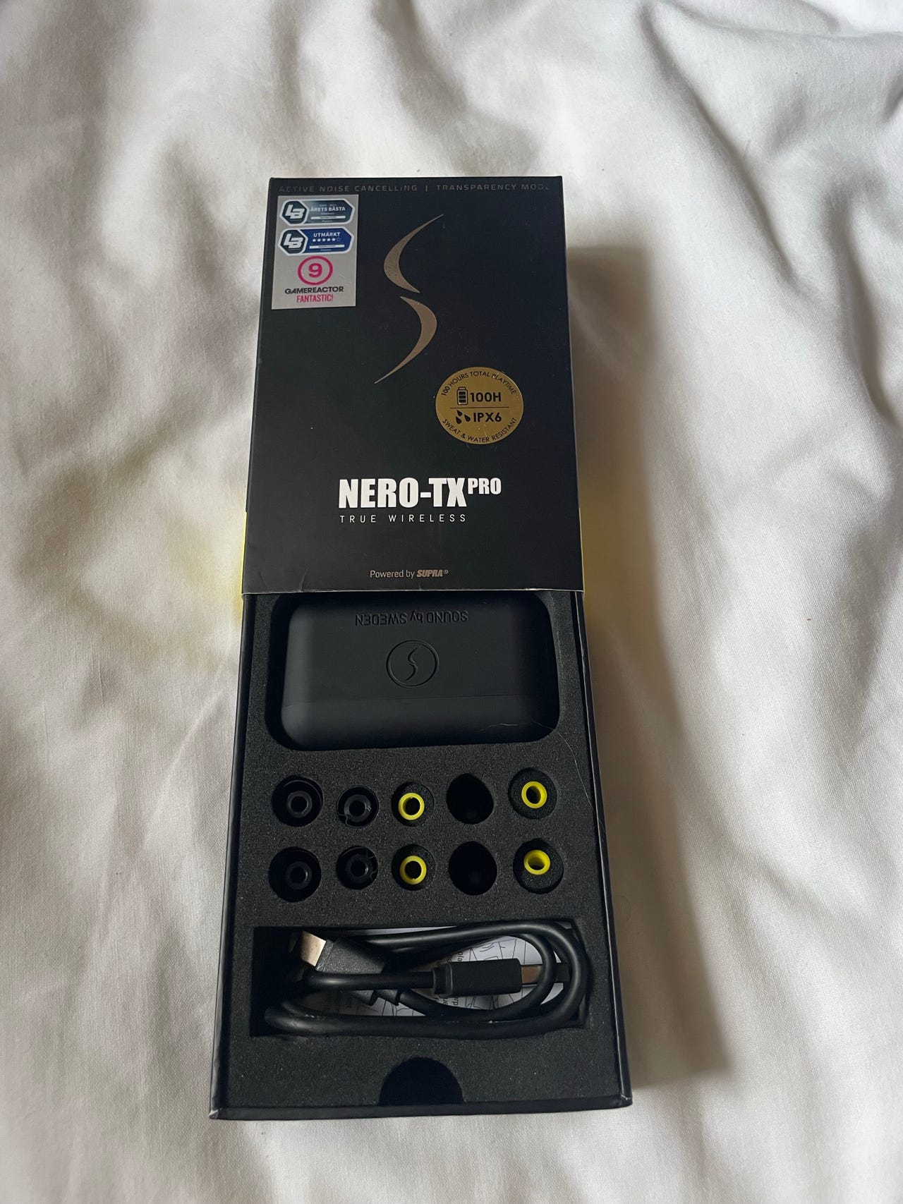 NERO-TX Pro Trådløse In-Ear Hovedtelefoner Sort | DBA