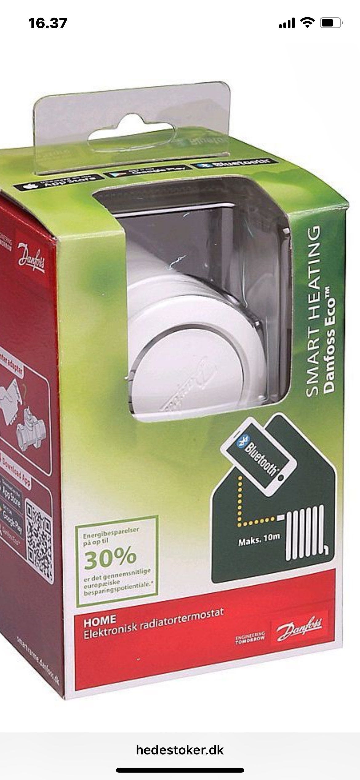 Danfoss Danfoss Eco Bluetooth Radiatortermostat. | DBA