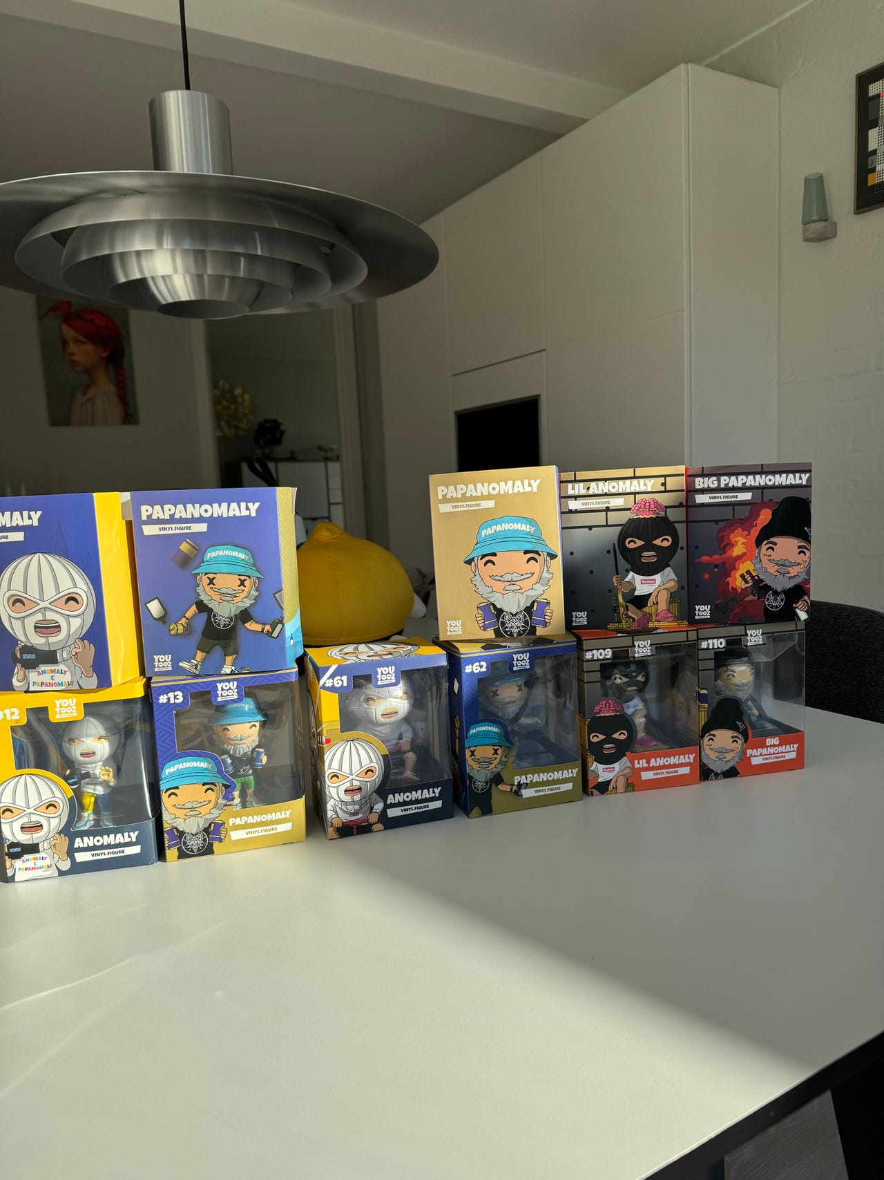 Komplet YouTooz Anomaly & Papanomaly samling (6 figurer) – uåbnede | DBA