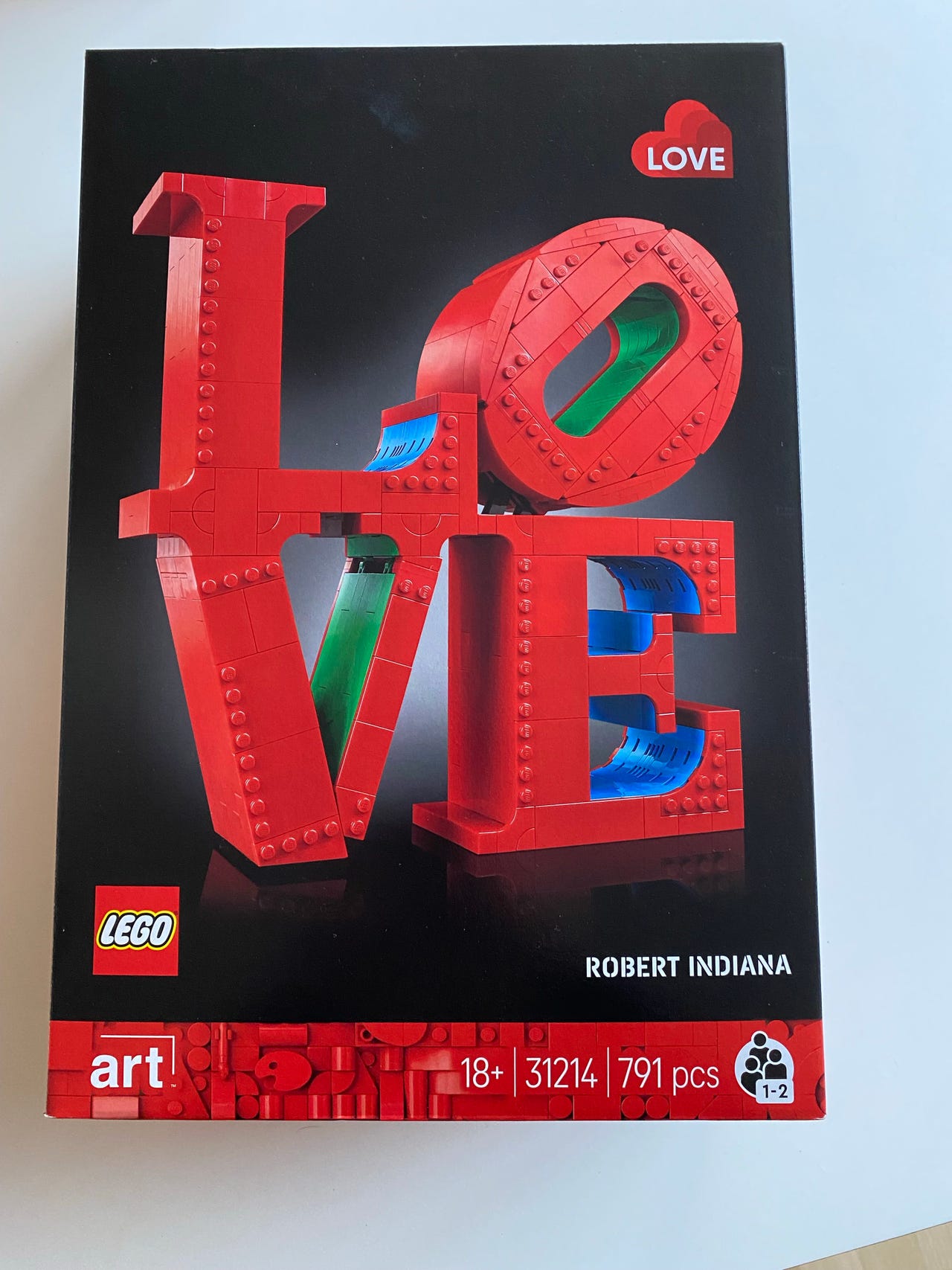 LEGO Robert Indiana Art LOVE 3124 Byggesæt 791 stk | DBA