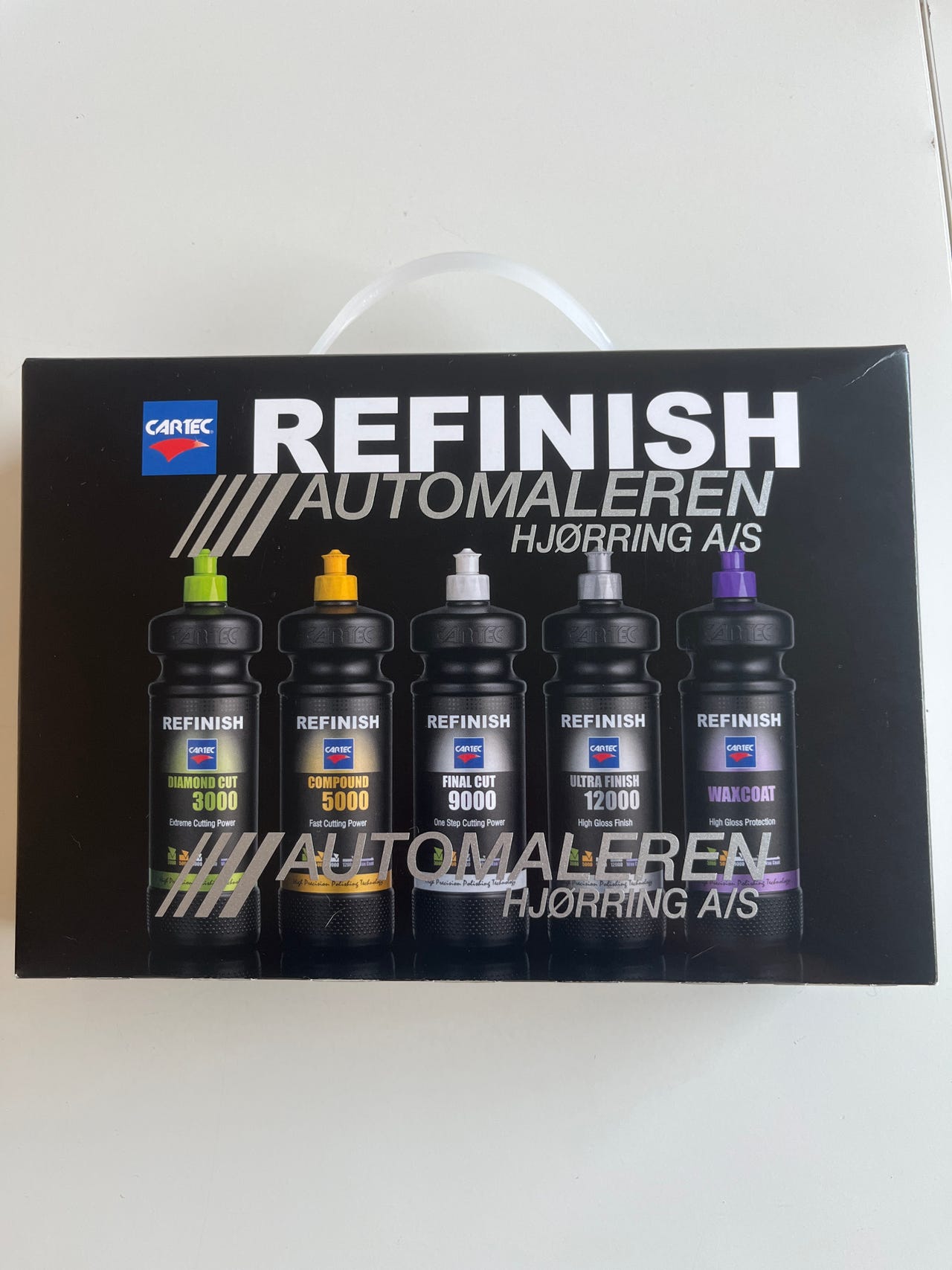 Cartec Refinish Startpakke med polerings kit + waxcoat | DBA