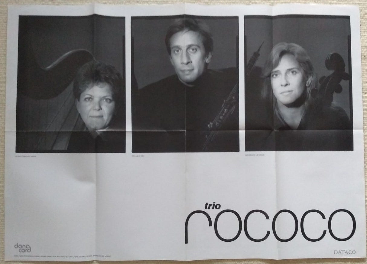 Plakat Trio Rococo - b: 58,5 h: 81 cm | DBA
