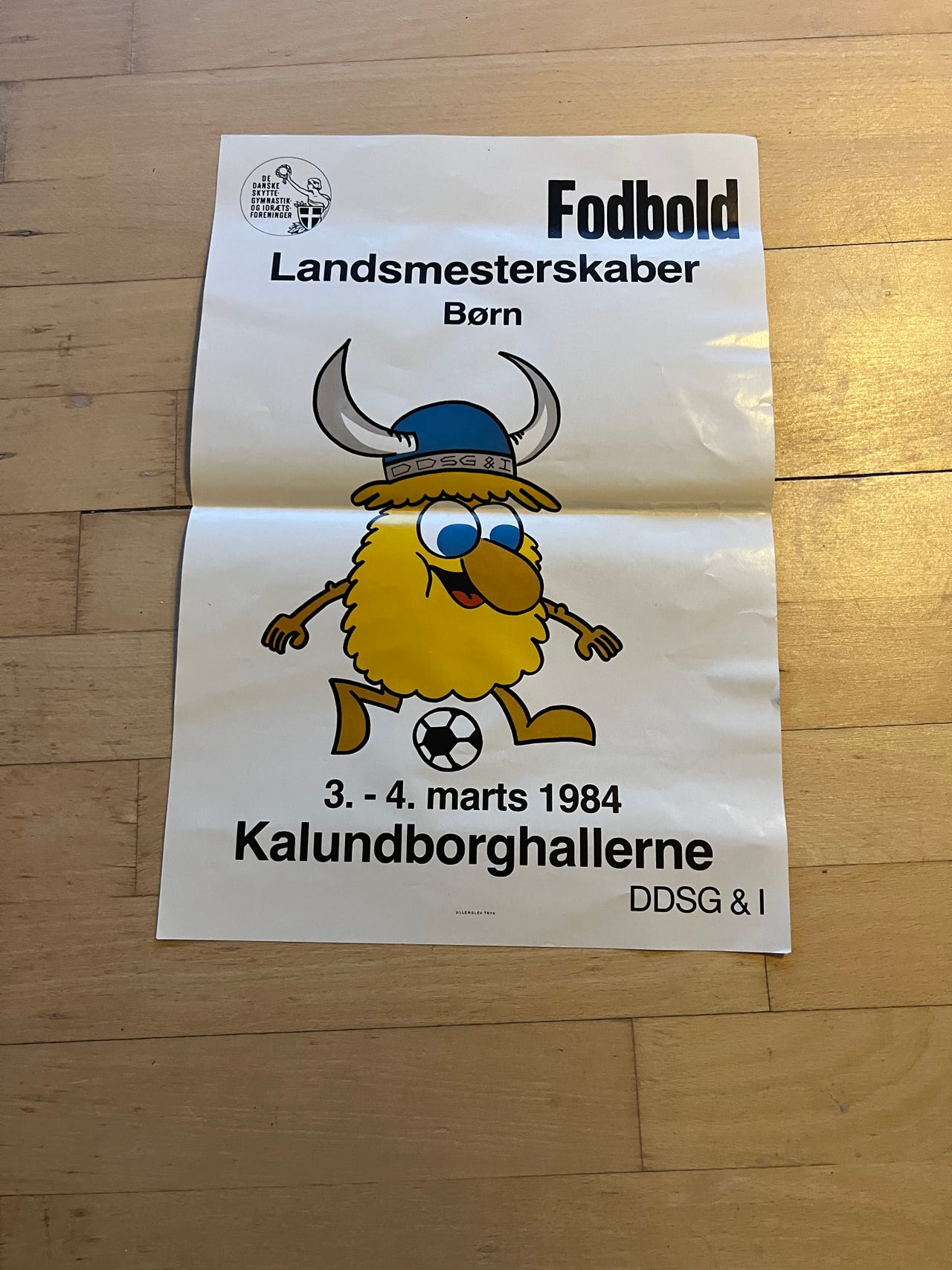 Landsmesterskaber Fodbold Plakat Born 1984 | DBA