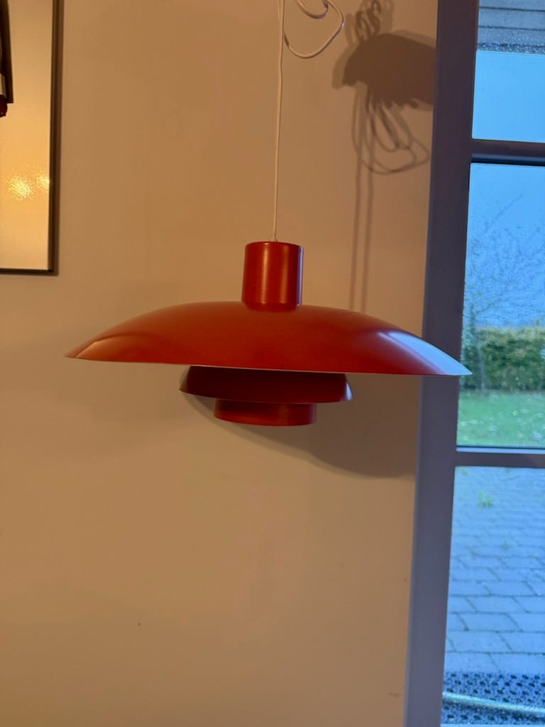 Ph orange retro lampe i 4/3 | DBA