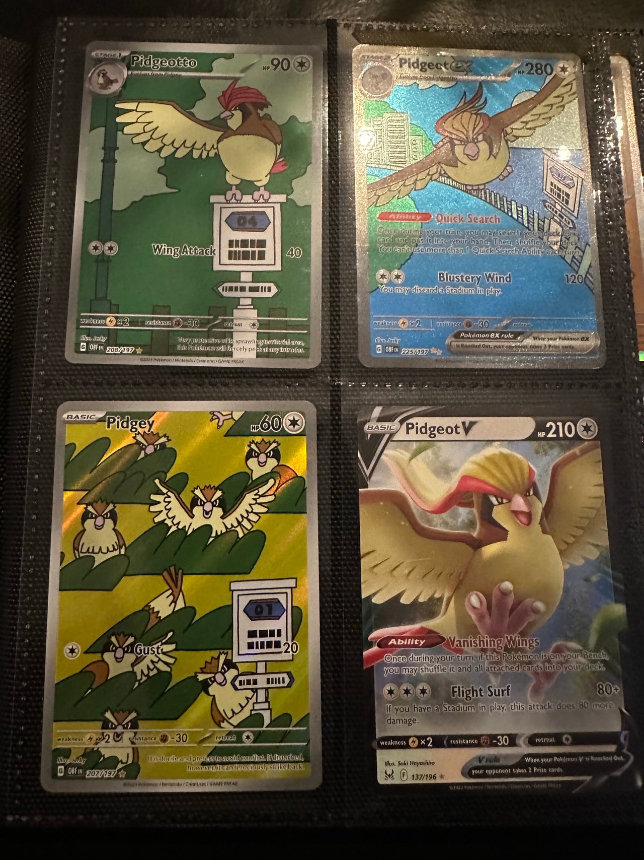 Pokémon Trading Card Game Pidgey Pidgeotto Pidgeot Cards | DBA