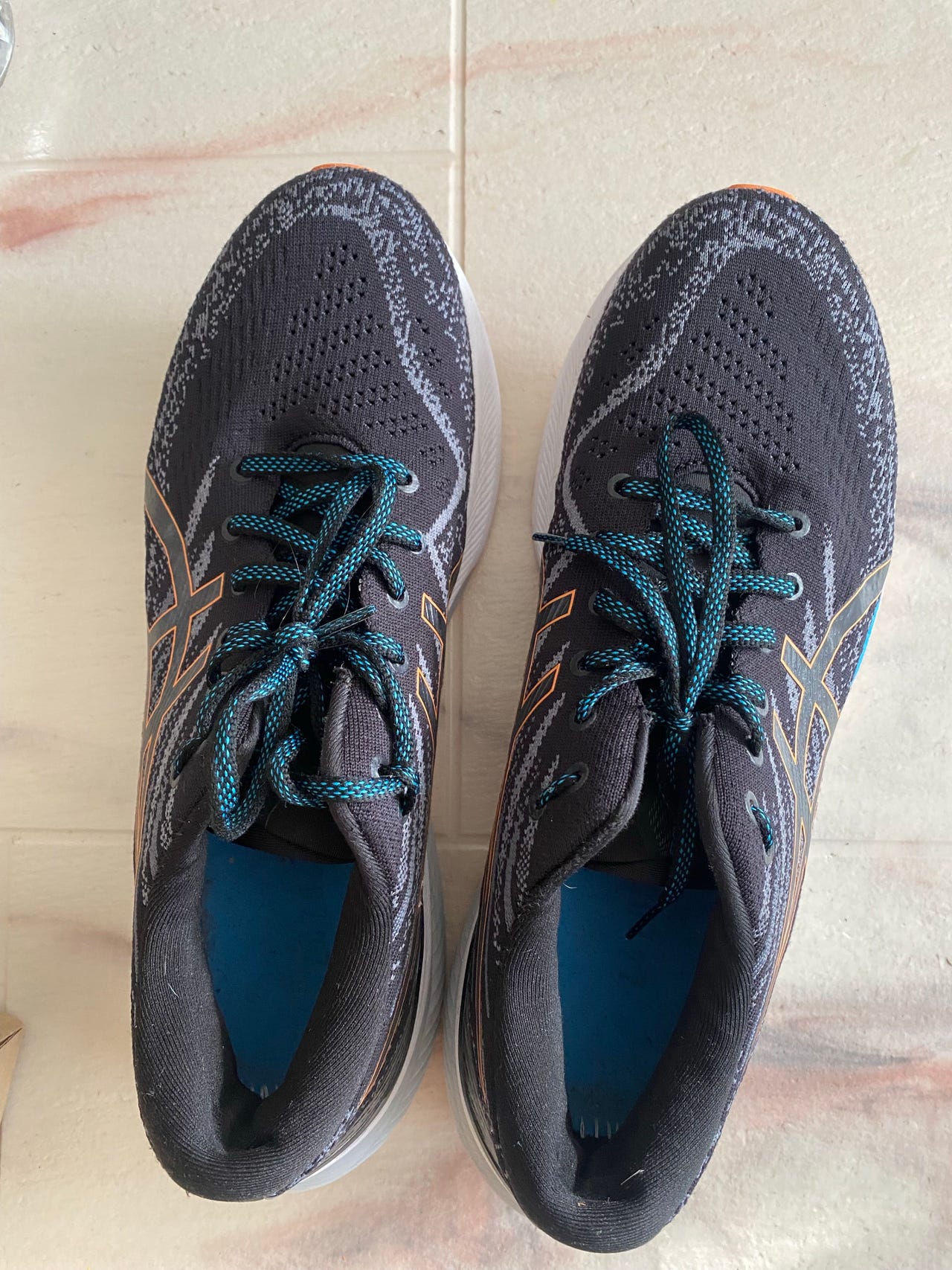 Asics Løb Sko Str 43 Sort og Blå | DBA