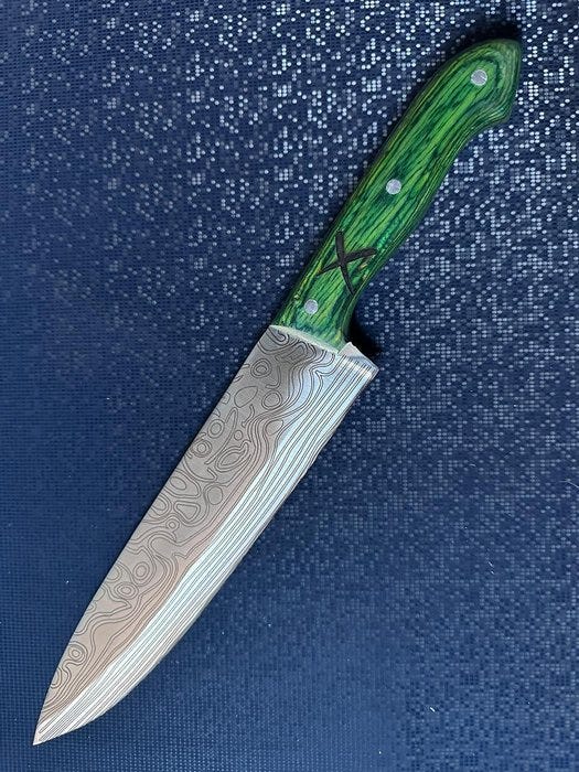 Shaw Knives - R202 - Bordkniv - Stål, Træ - Gyuto 265mm AEB-L Wabi | DBA