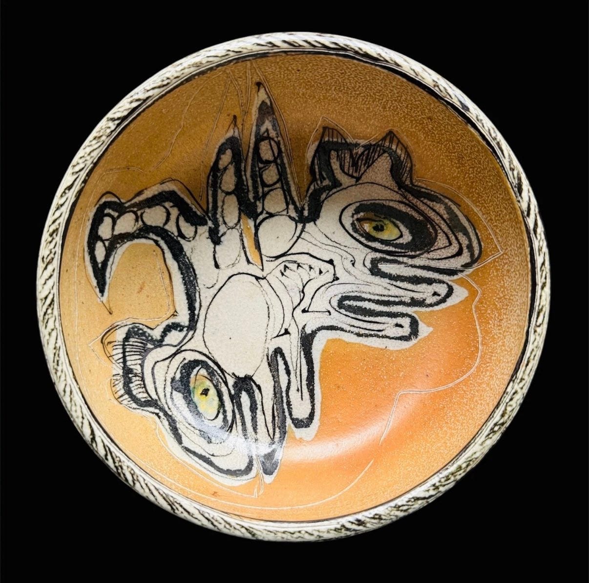 Flot unika Keramik skål af Anne & Peter Stougaard, 1970'erne Dansk ...