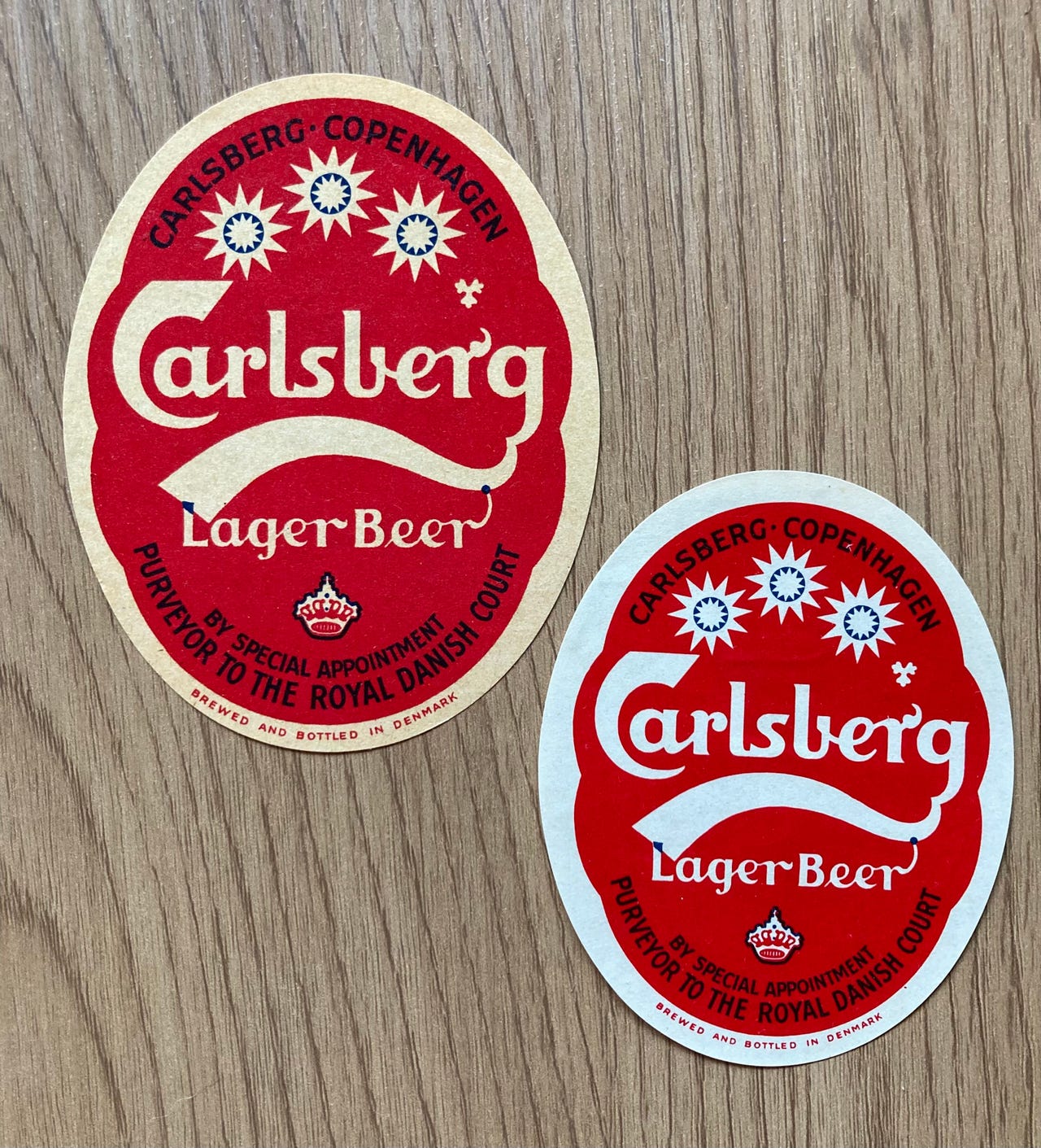 Carlsberg Lager Beer etiketter | DBA