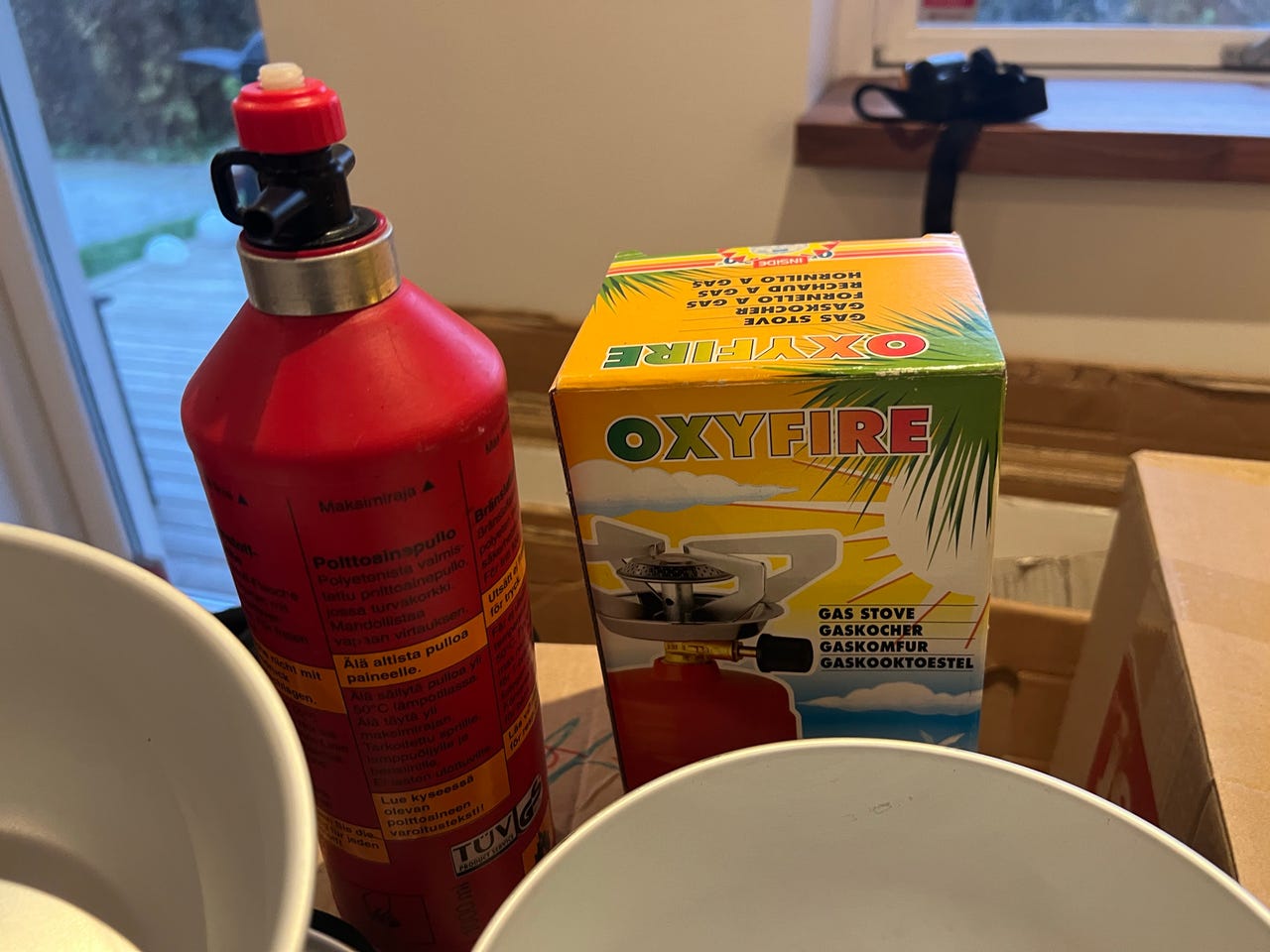 Oxyfire Camping Kogeudstyr Med Gasflaske og Grydesæt | DBA