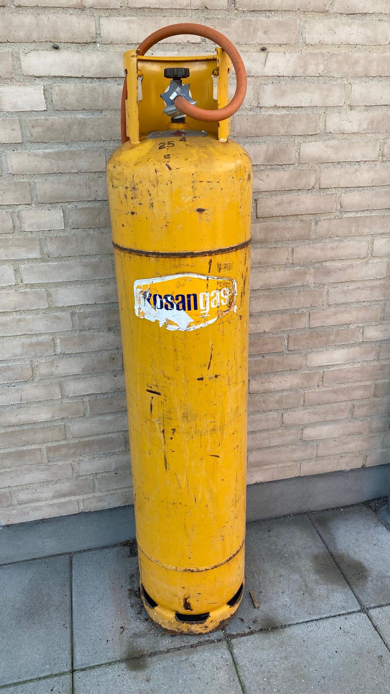 Gas Gasflaske Gul Stål | DBA