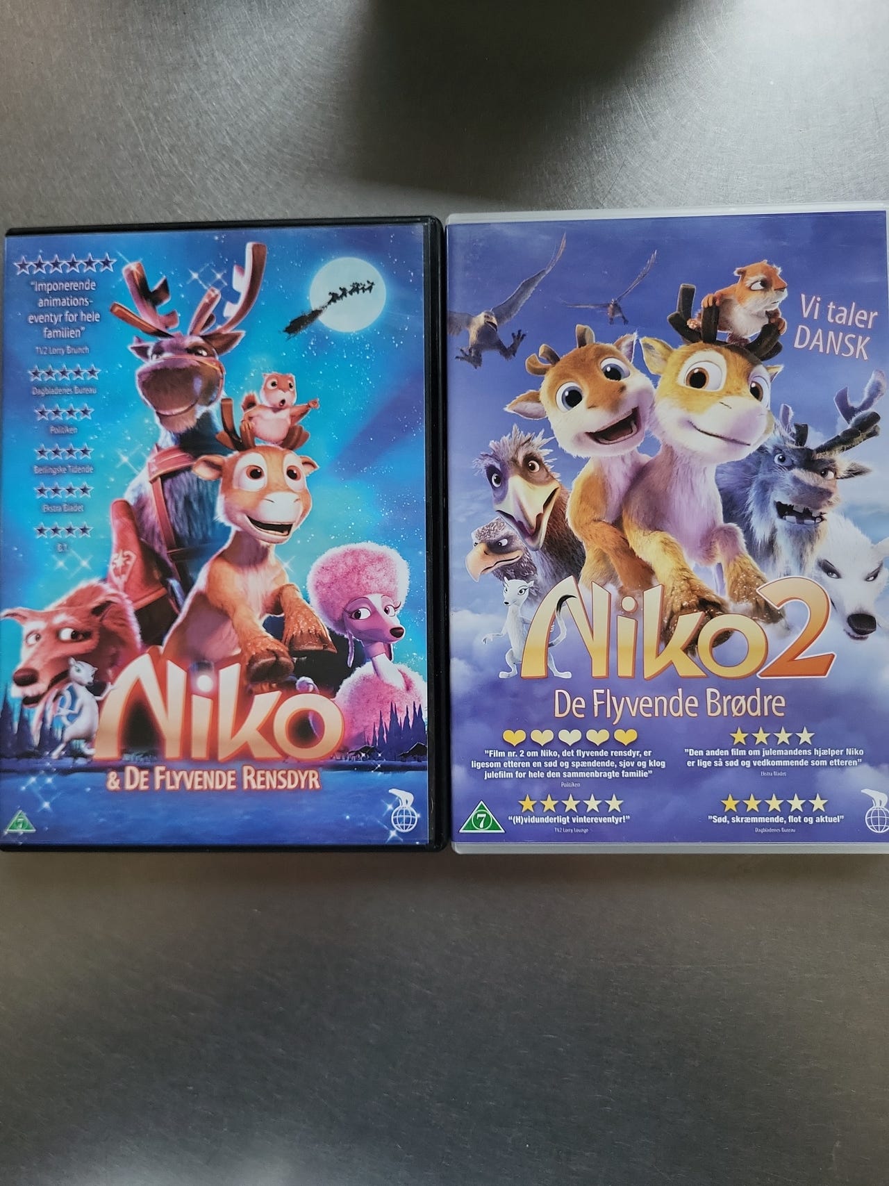 Niko 1 og Niko 2 DVD julefilm | DBA