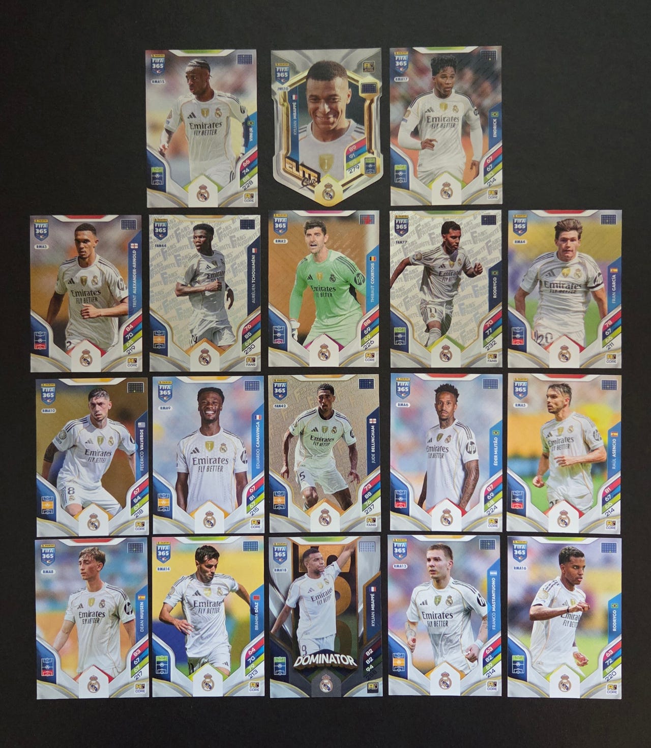 Panini FIFA 365 Real Madrid fodboldkort | DBA