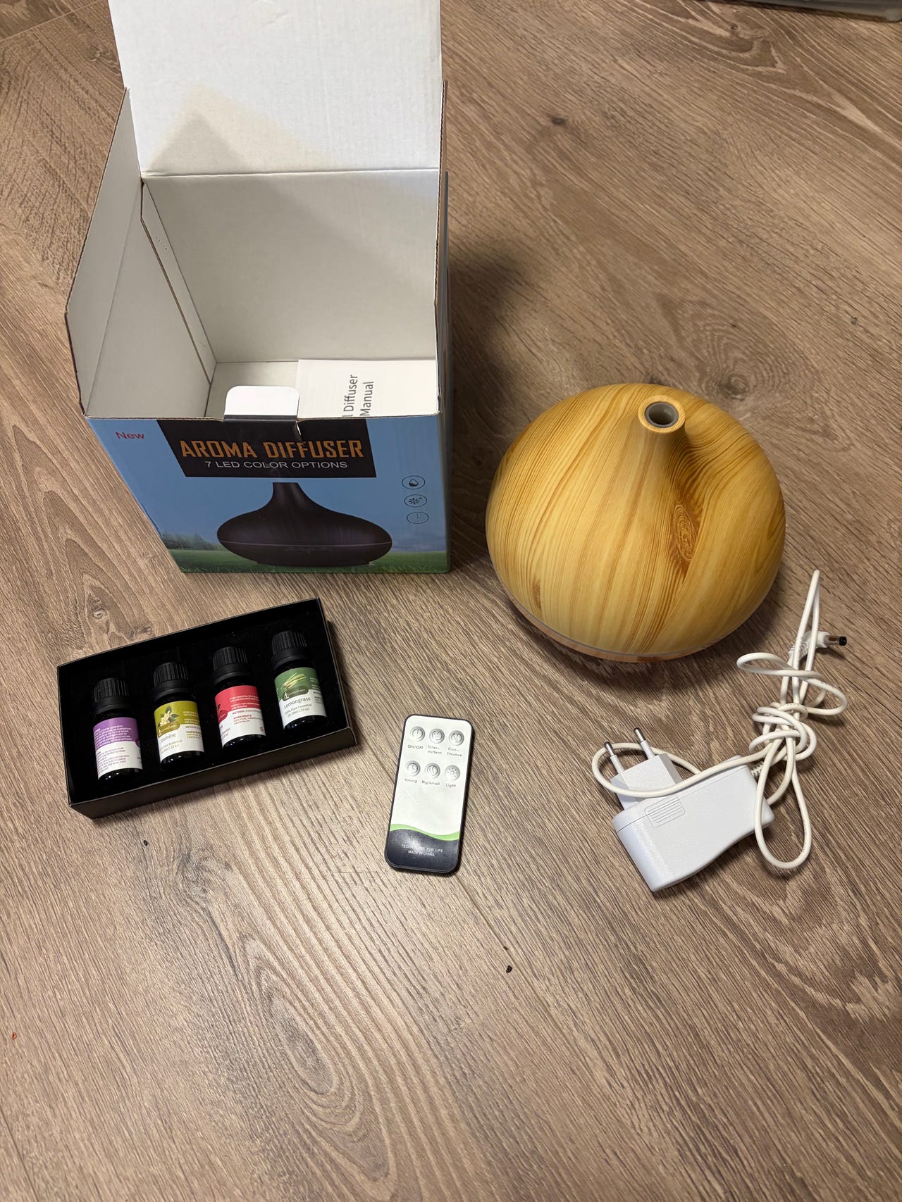 Aroma Diffuser - med 4 forskellige dufte | DBA