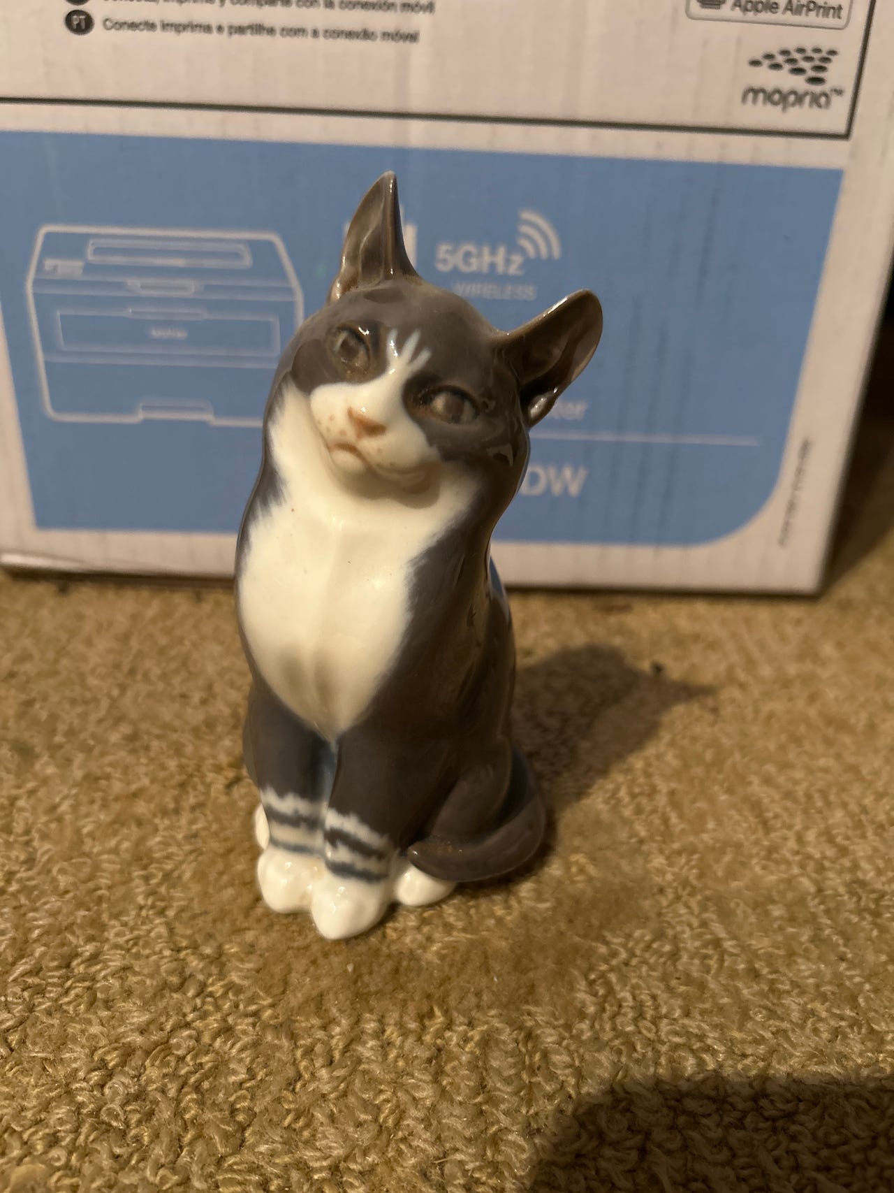 Legende grå kat, Royal Copenhagen figur nr 1803 eller 115 | DBA