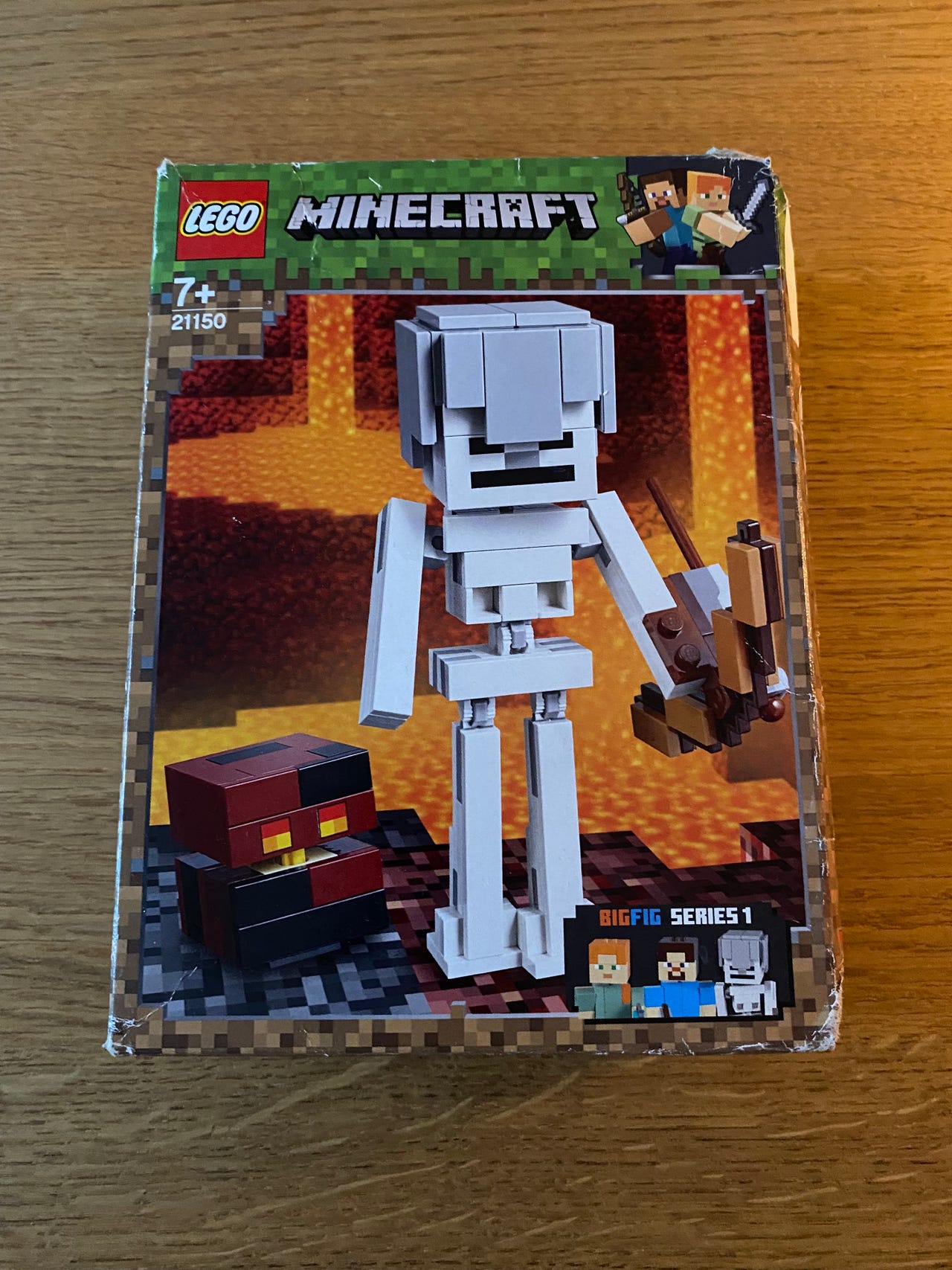 Lego Minecraft Skeleton BigFig with Magna Cube 21150 | DBA
