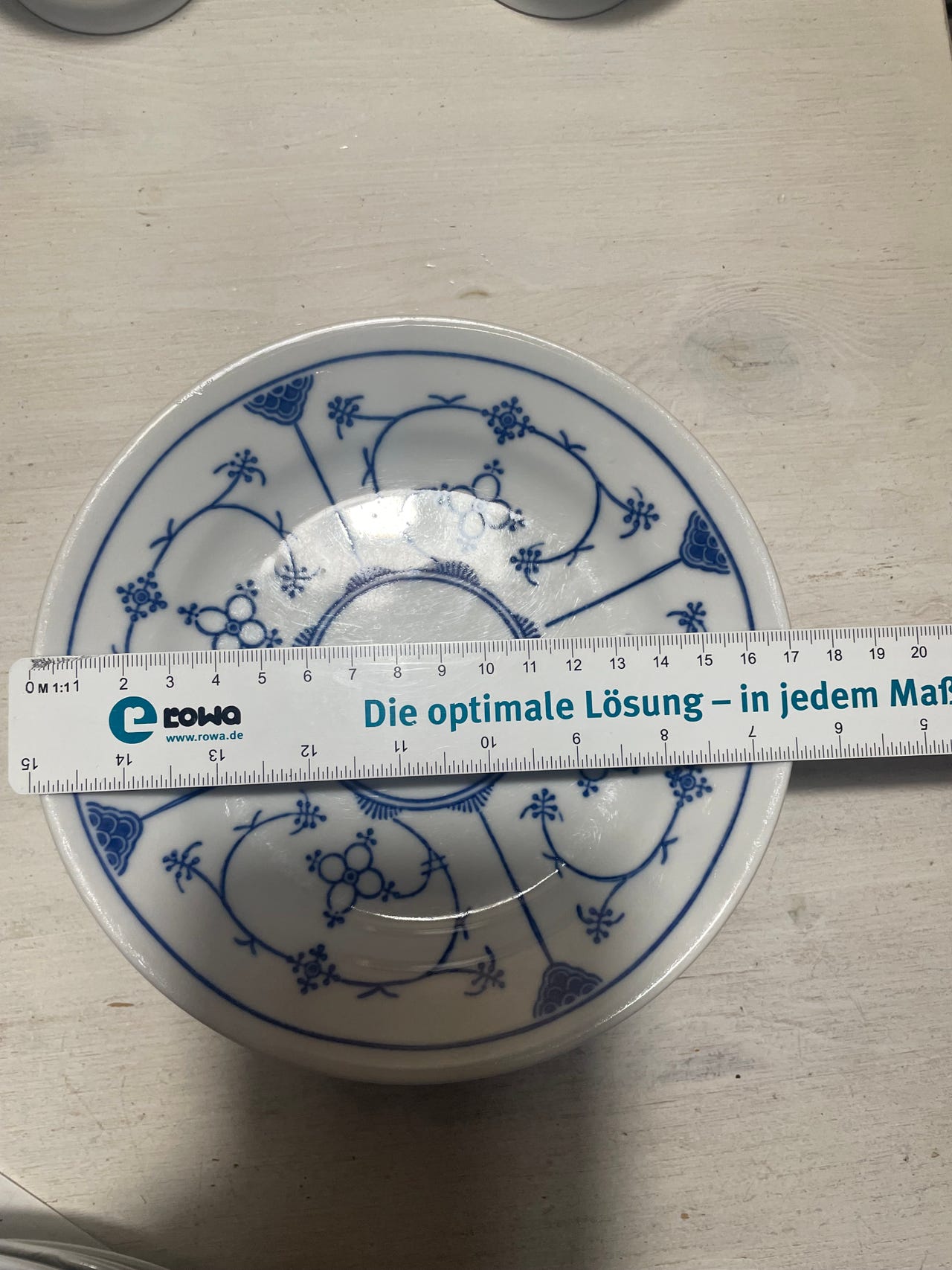 Musselmalet frokosttallerkner | DBA