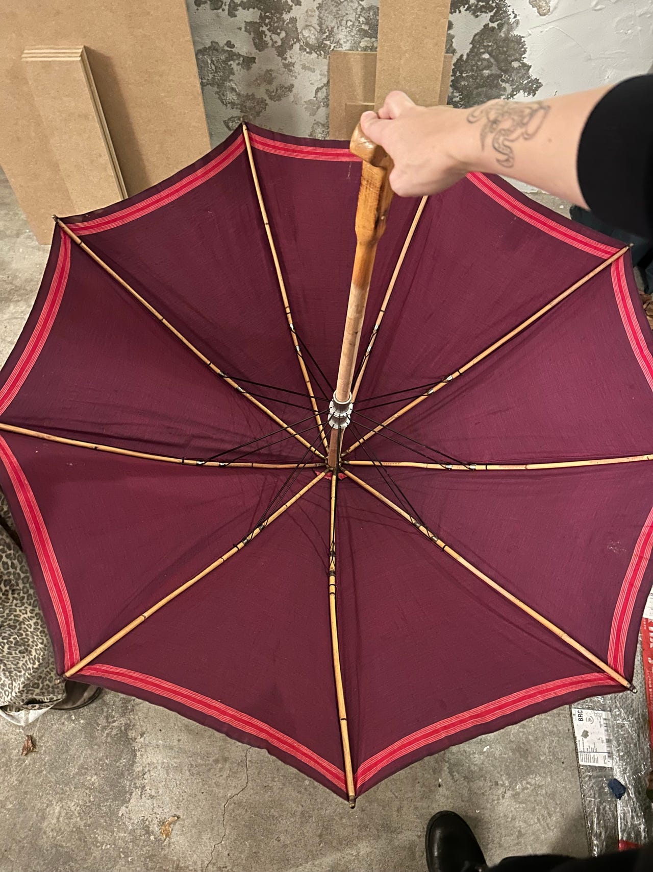 Fantastisk gammel have parasol | DBA