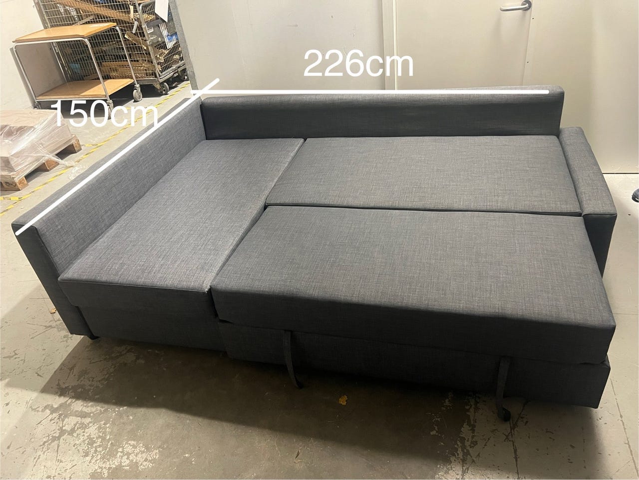 Gratis levering - sovesofa ikea friheten | DBA