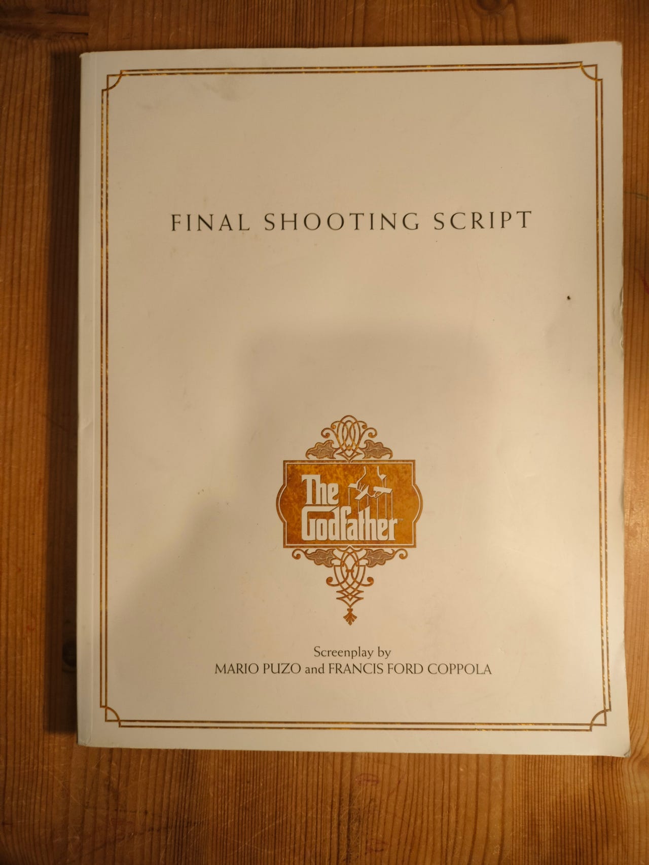 Finsk Shooting Script - The Godfather | DBA