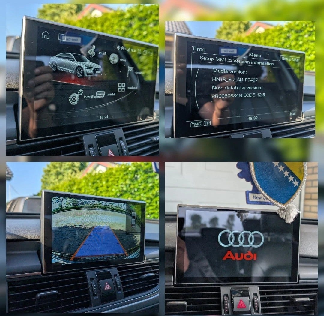 Audi A6 A7 Android skærm (MMI 3G - HN+R) | DBA