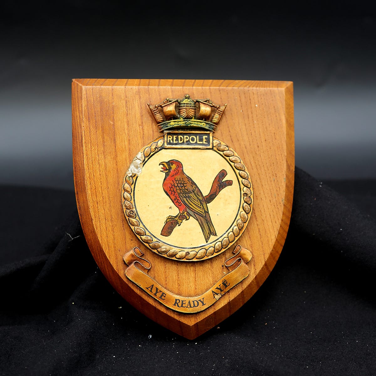 HMS Redpole – britisk marine-våbenskjold – 1970–80’erne | DBA