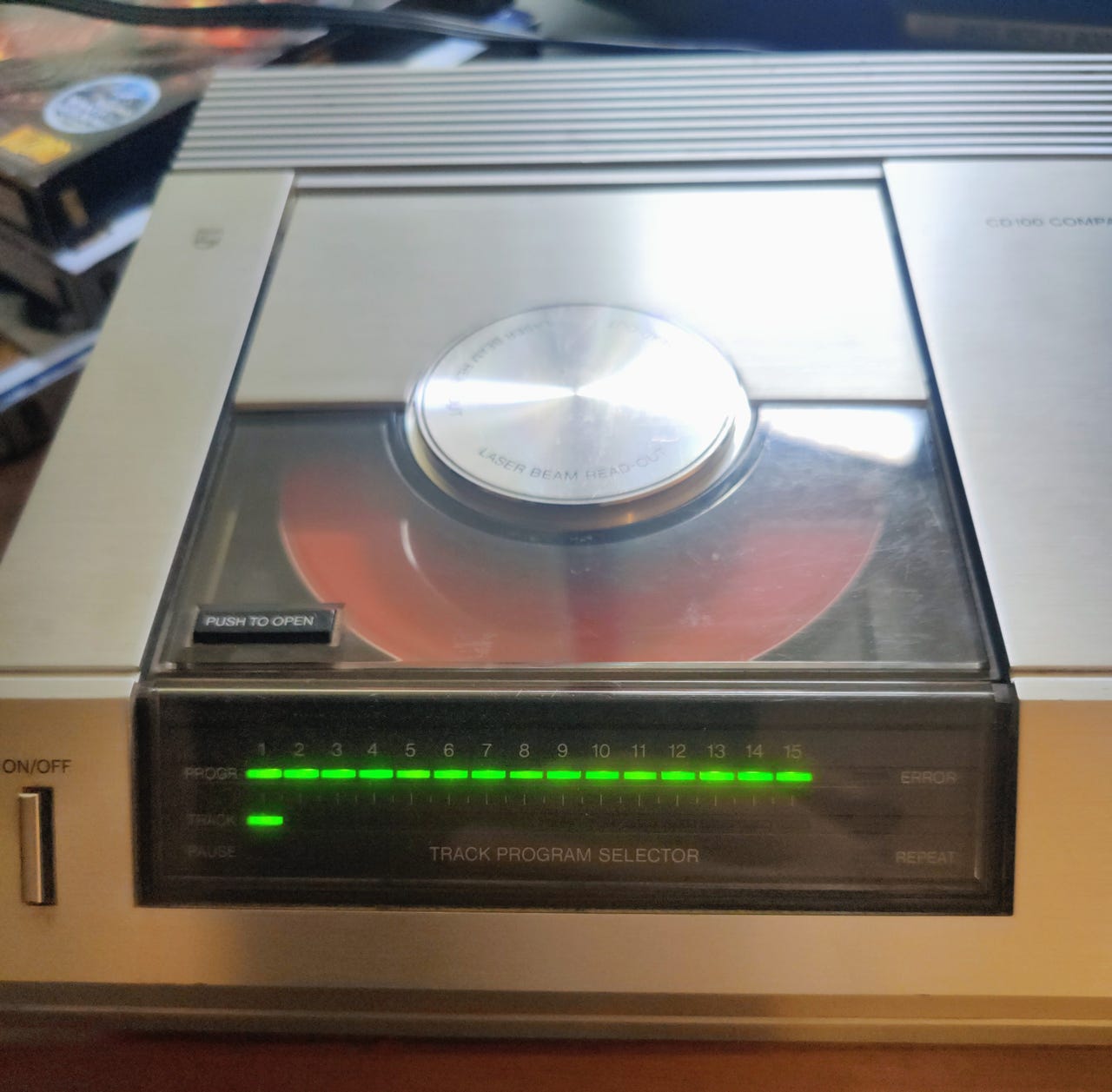 Philips CD100 (1983) – Første generation CD-afspiller – 100% fungerende ...