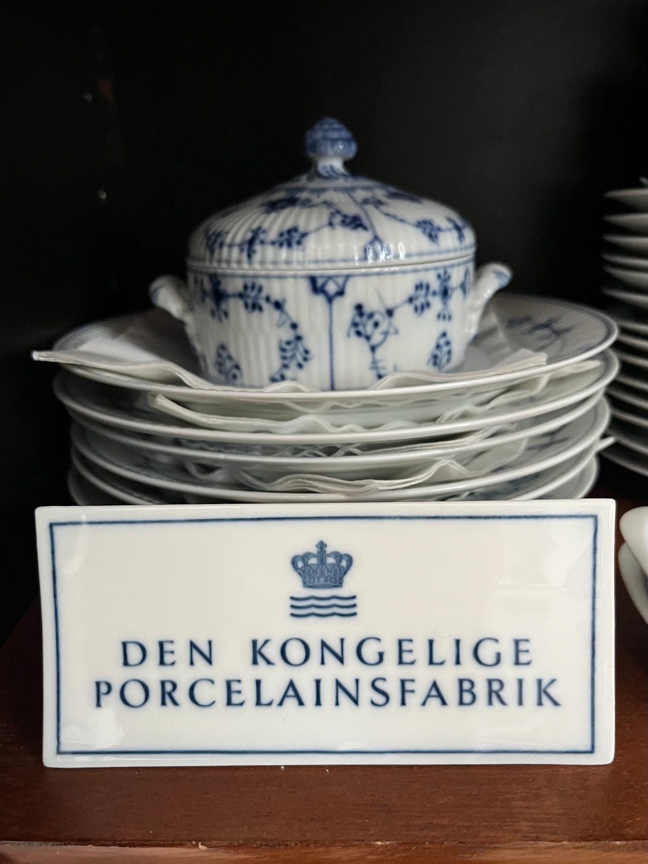 Stort Musselmalet Skilt | DBA