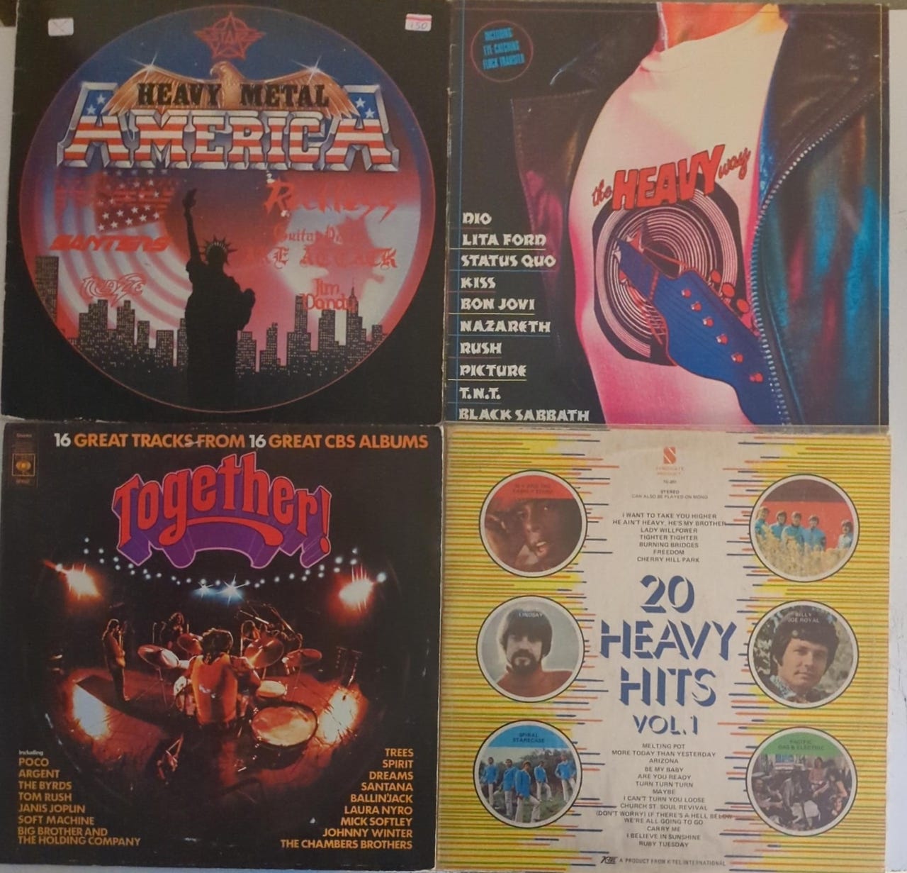 Heavy Metal & Rock x 151 Lp'er | DBA