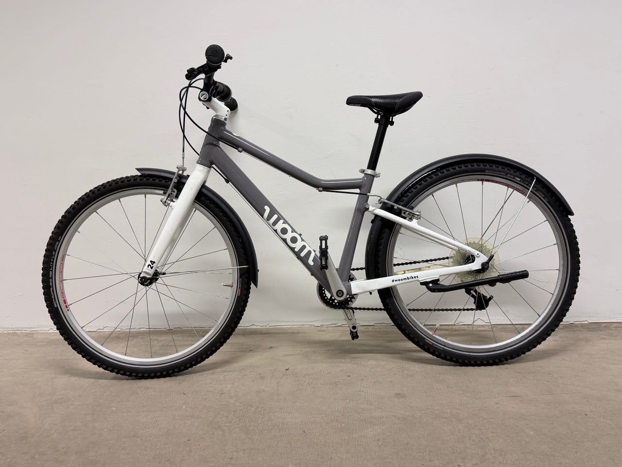 Woom 5 Mountainbike i Moon Grey | DBA