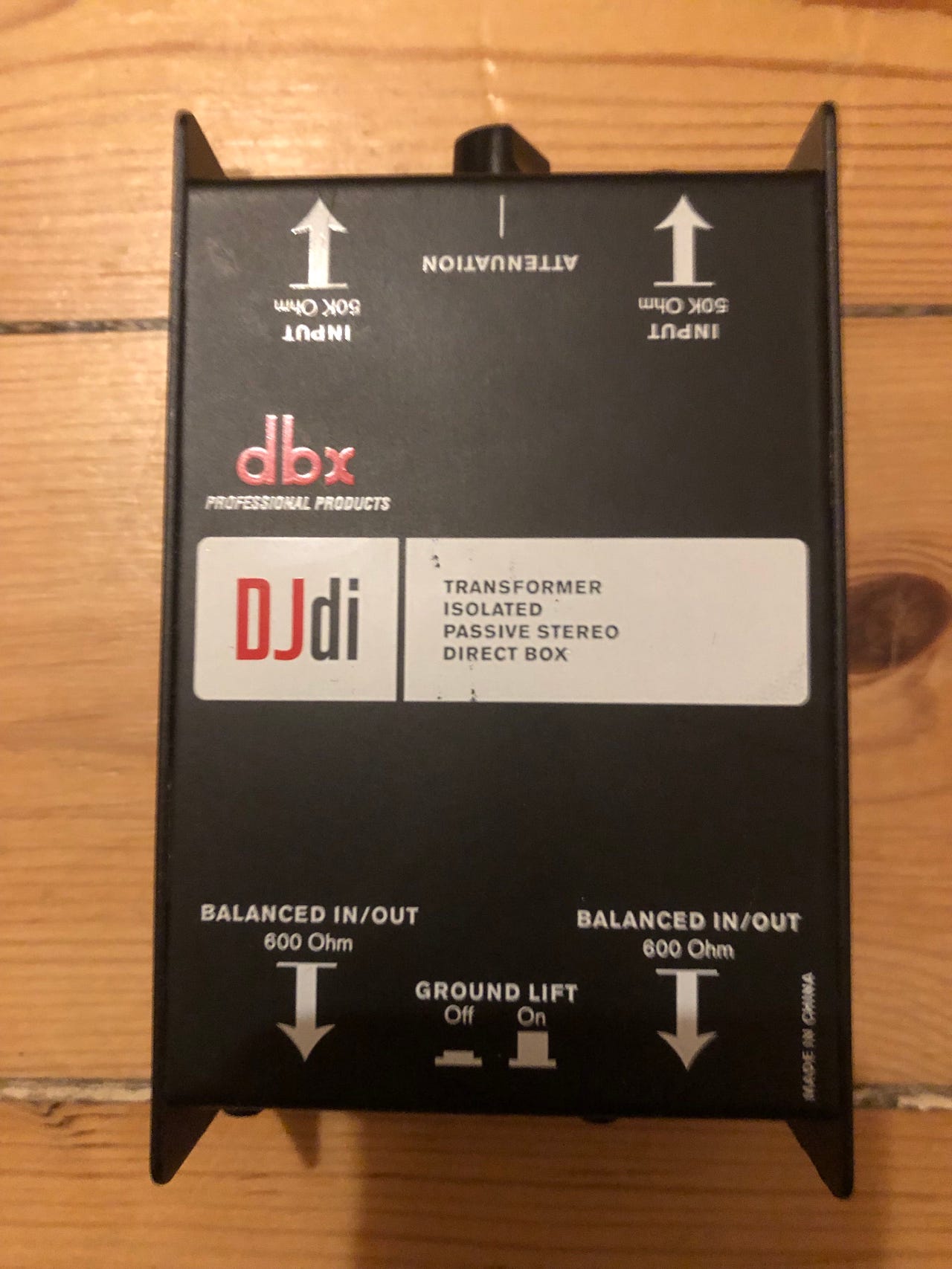 dbx DJdi Stereo Passive DI Box | DBA