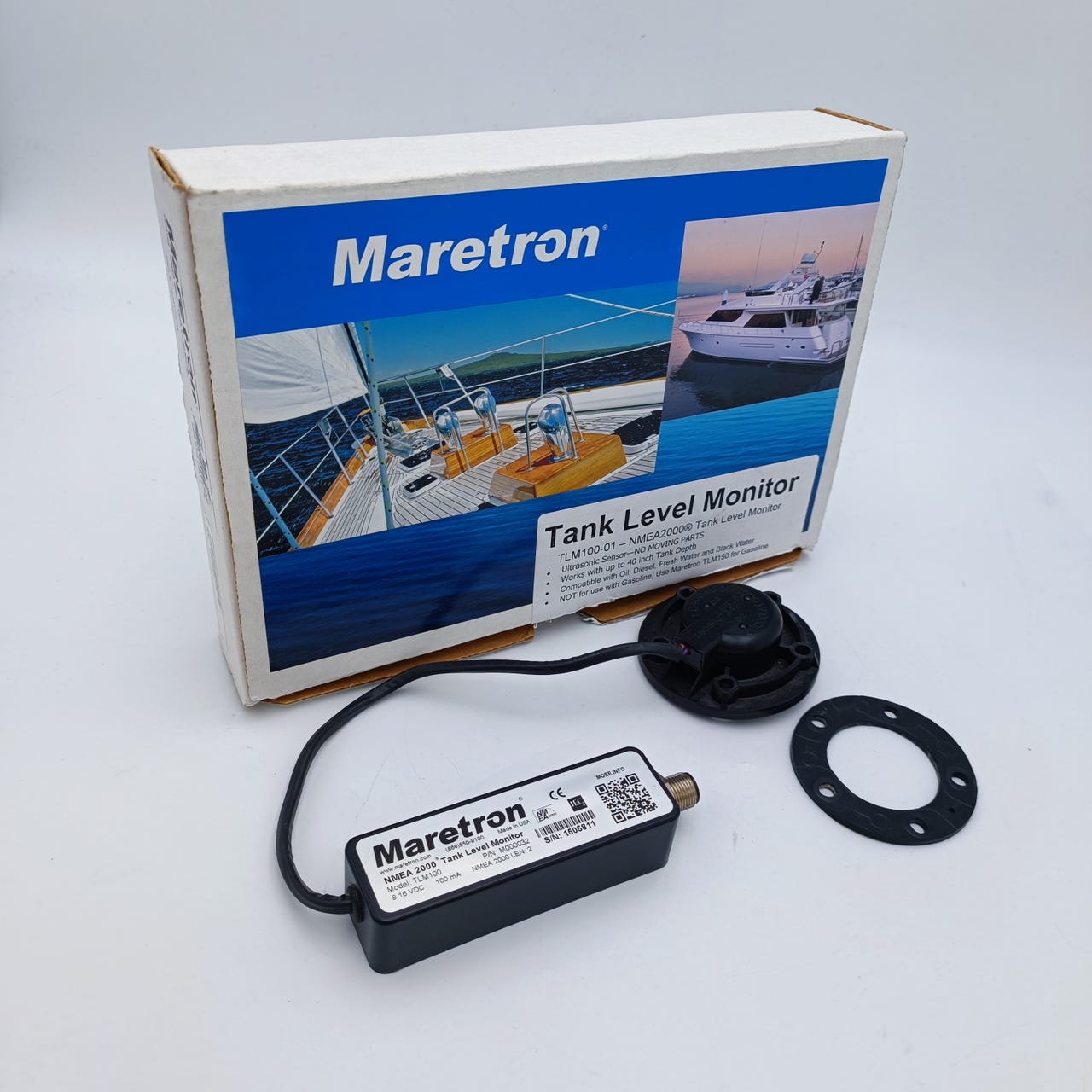 Maretron TLM100 Ultrasonic Tank Level Moniton NMEA 2000 Oil Diesel ...