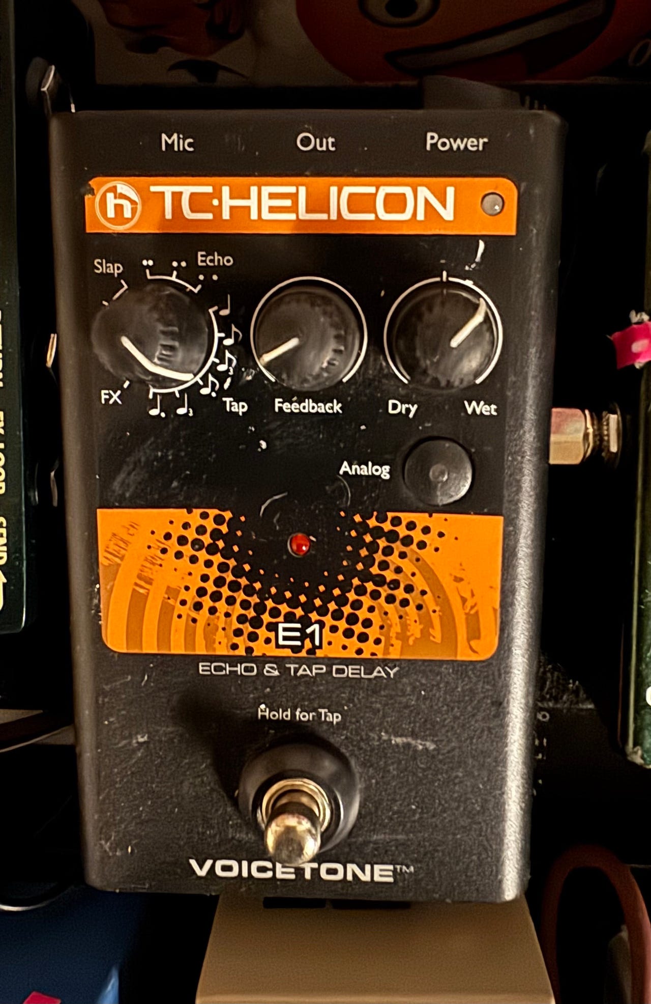TC-Helicon E1 Echo & Tap Delay Effektpedal | DBA
