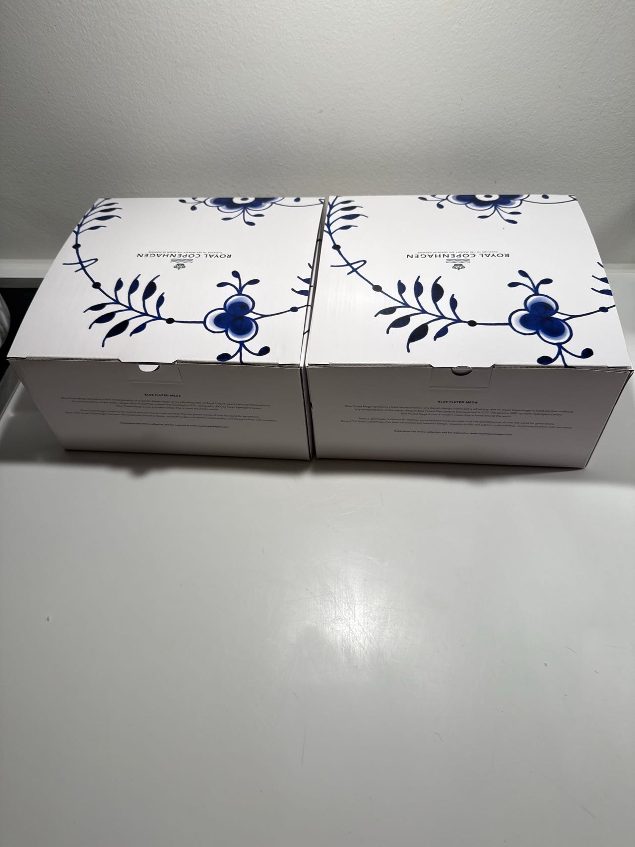 Royal Copenhagen Musselmalet Riflet Skål Porcelæn Blå/Hvid | DBA