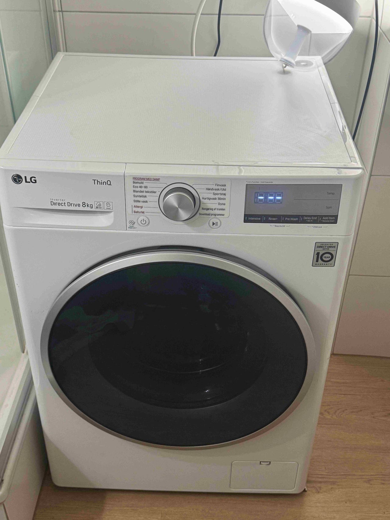 LG W4WV408S1W – 8 kg vaskemaskine (brugt meget lidt!) | DBA