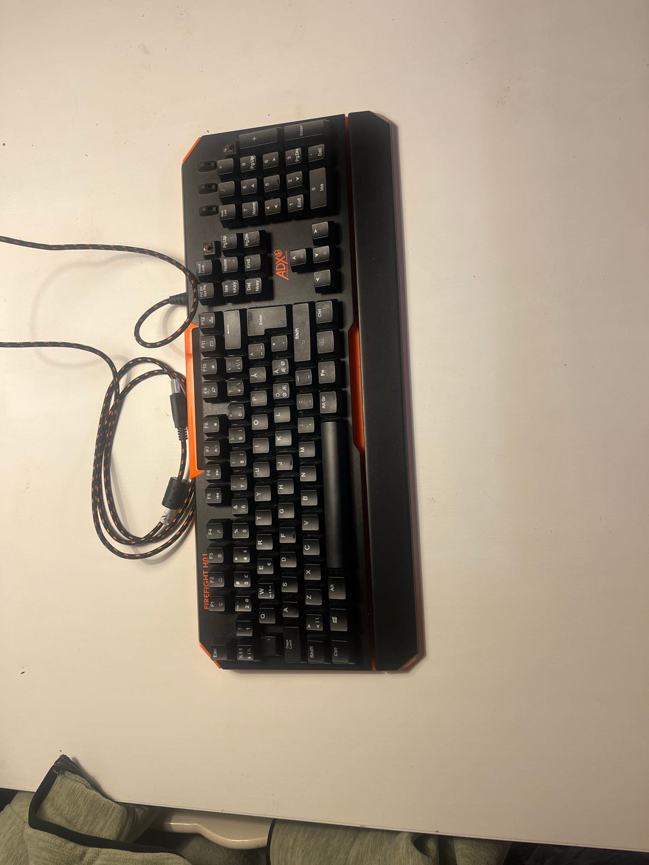 ADX Gaming Tastatur USB Sort og Orange | DBA