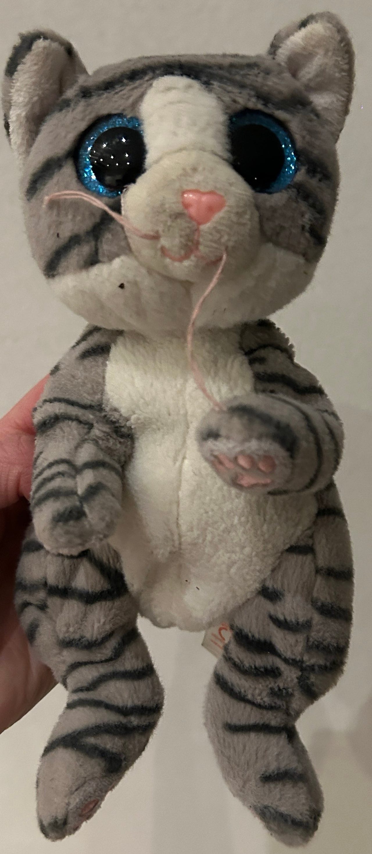 Ty bamse legetøj grå og hvid tiger | DBA