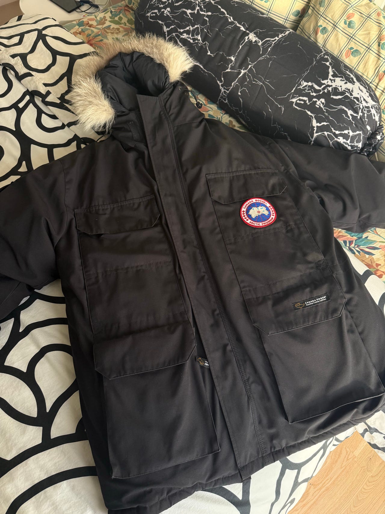 Canada Goose Vinterjakke Sort XL Dun | DBA