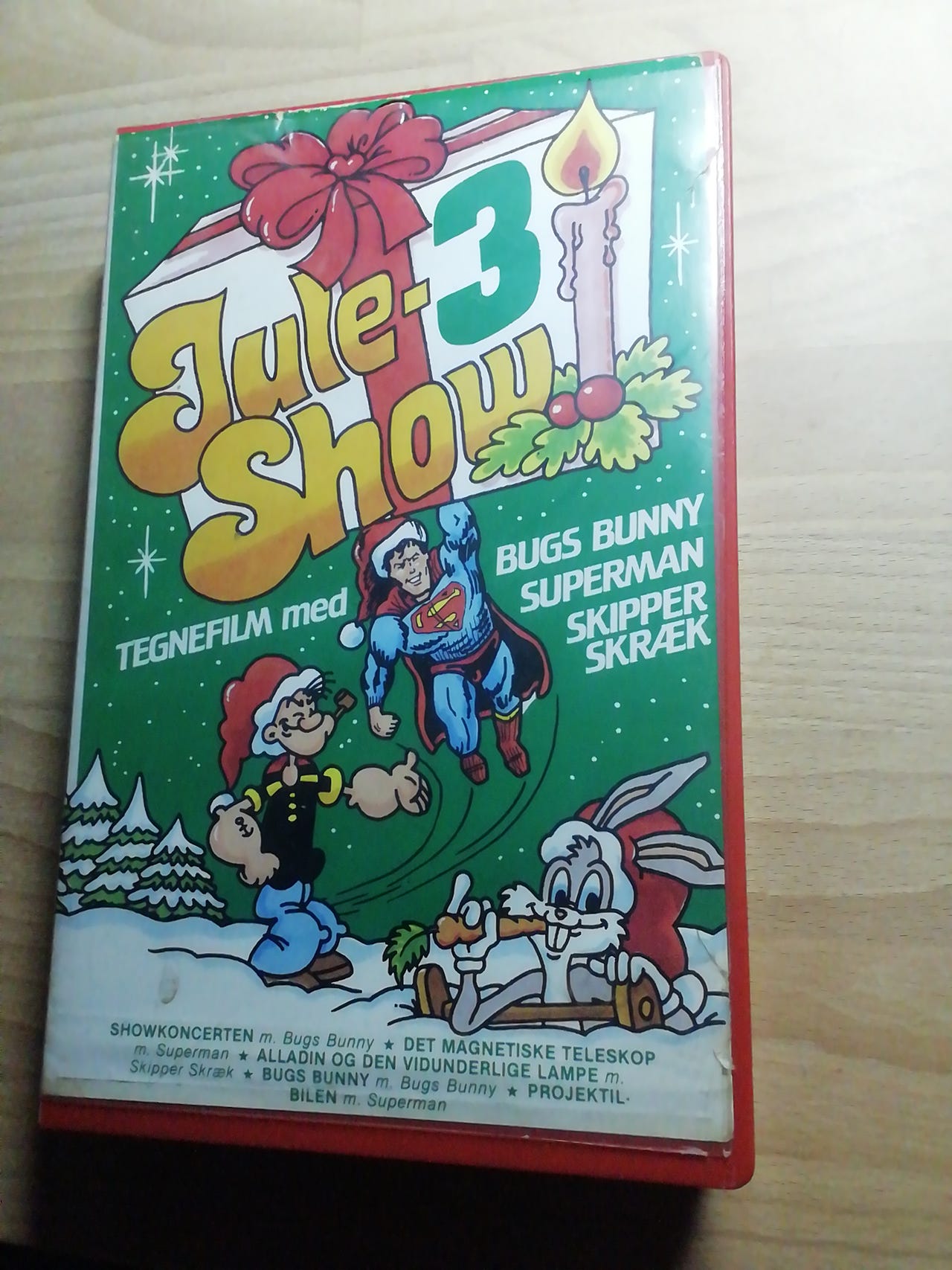 AB Collection Jule Show 3 VHS tegnefilm med Bugs Bunny, Superman ...