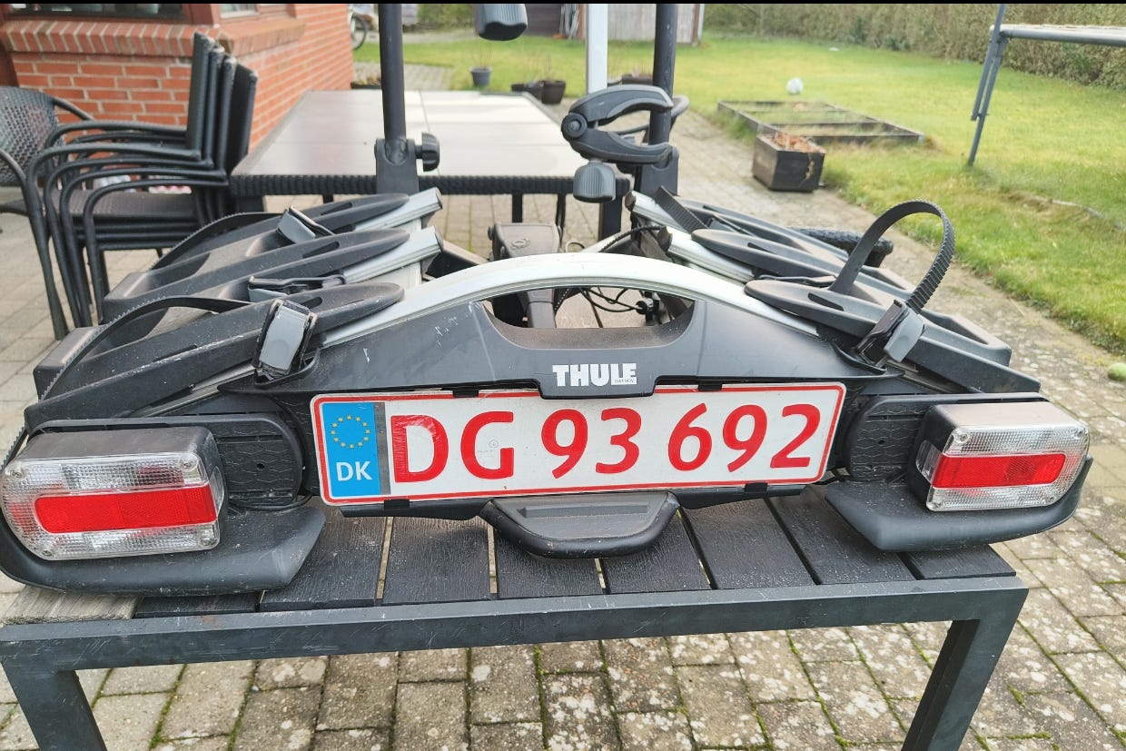 Cykelholder thule til 3 cykler | DBA