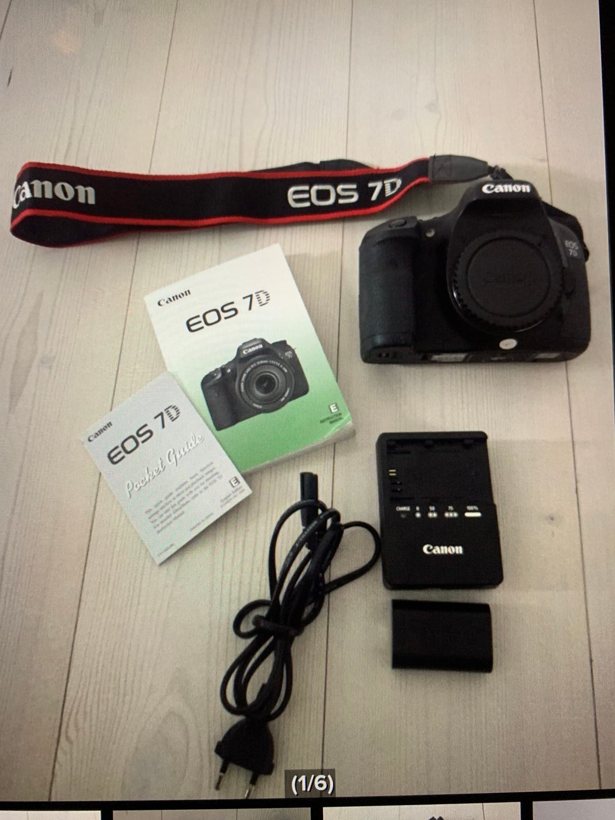 Canon EOS D7 spejlrefleks kamerahus og zoom objektiv EF 28-70MM. F/2.8 ...
