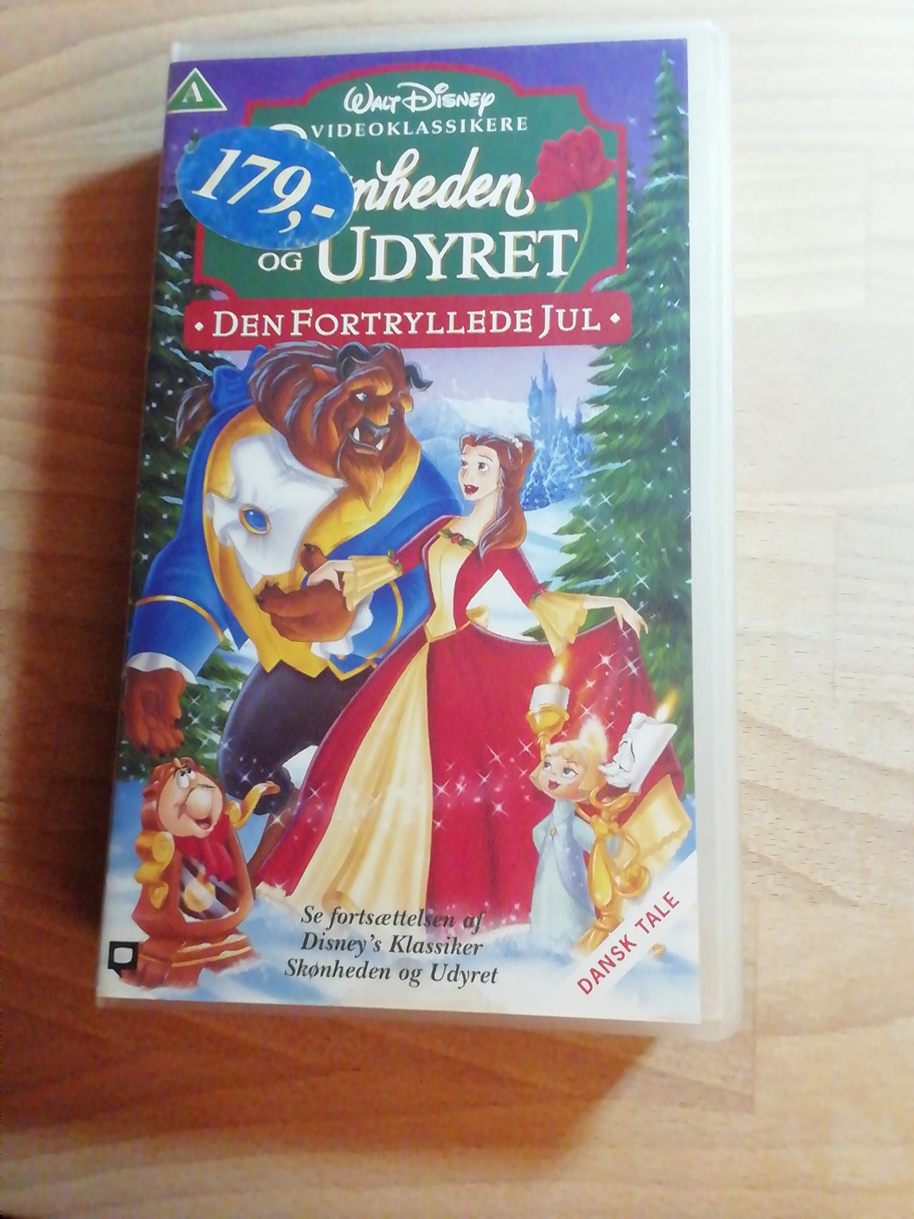 Disney Skønheden og Udyret VHS Den Fortryllede Jul | DBA