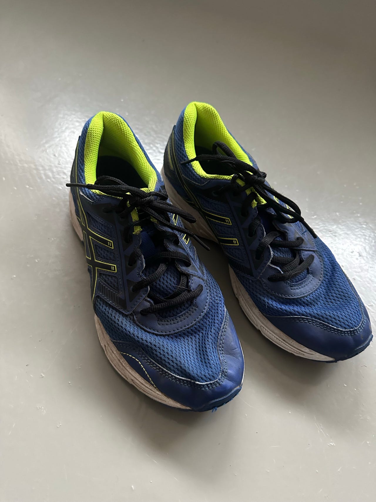 Asics Dreng sko str. 39 blå og grøn | DBA