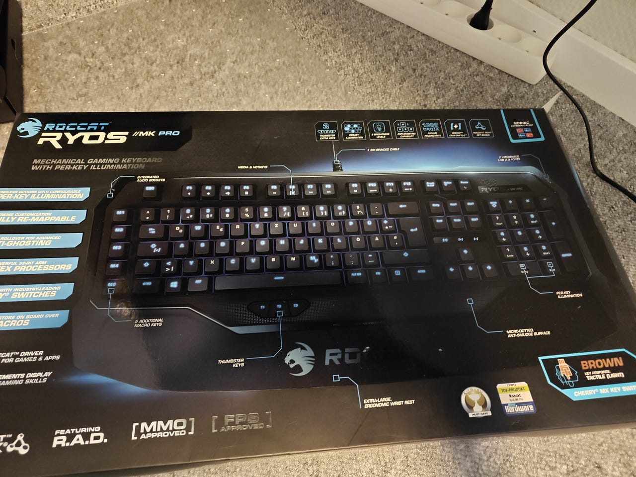 Roccat Pyro Gaming Tastatur sort | DBA