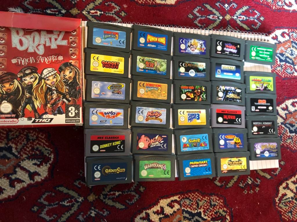 Super Mario, Banjo kazooie, Dragonball 2, spongebob, Gameboy Advance | DBA