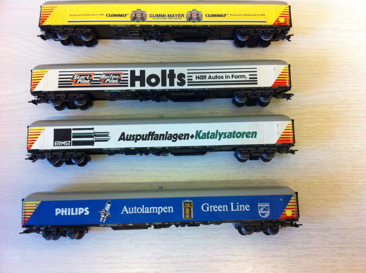 Märklin 4 stk. vogne fra Shell Messezug sæt 4290 | DBA