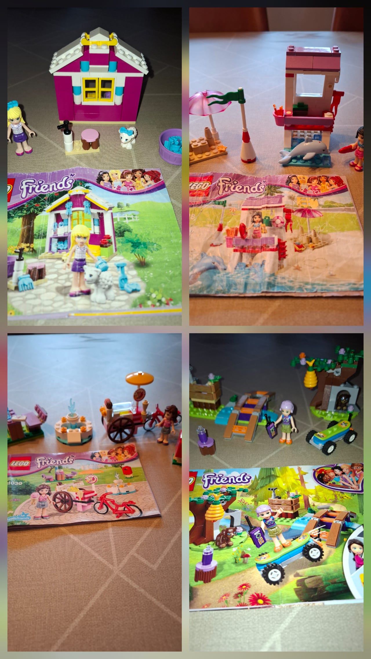 4 forskellige LEGO Friends sæt 41028, 41029, 41030 og 41363 | DBA