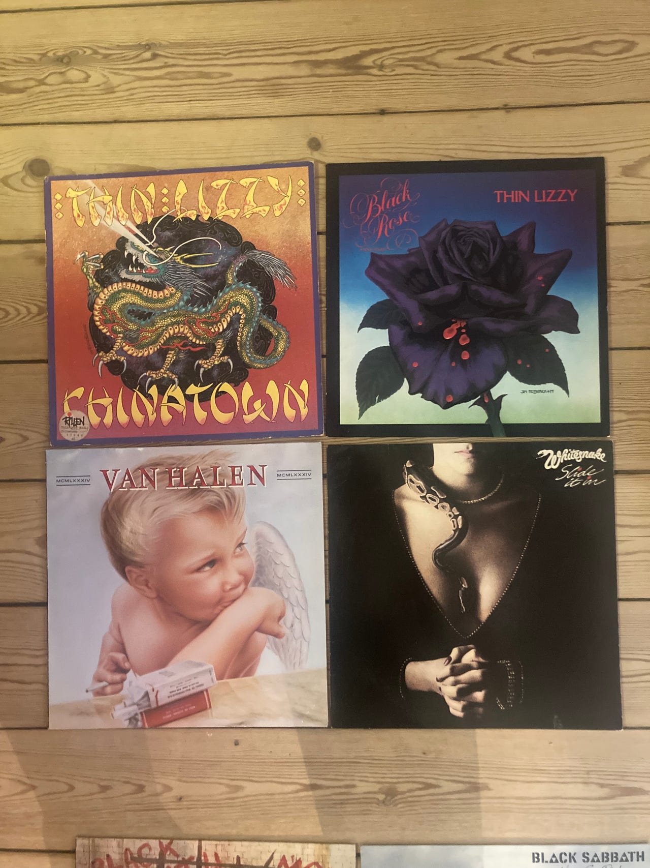Thin Lizzy Van Halen Whitesnake 75 pr stk | DBA