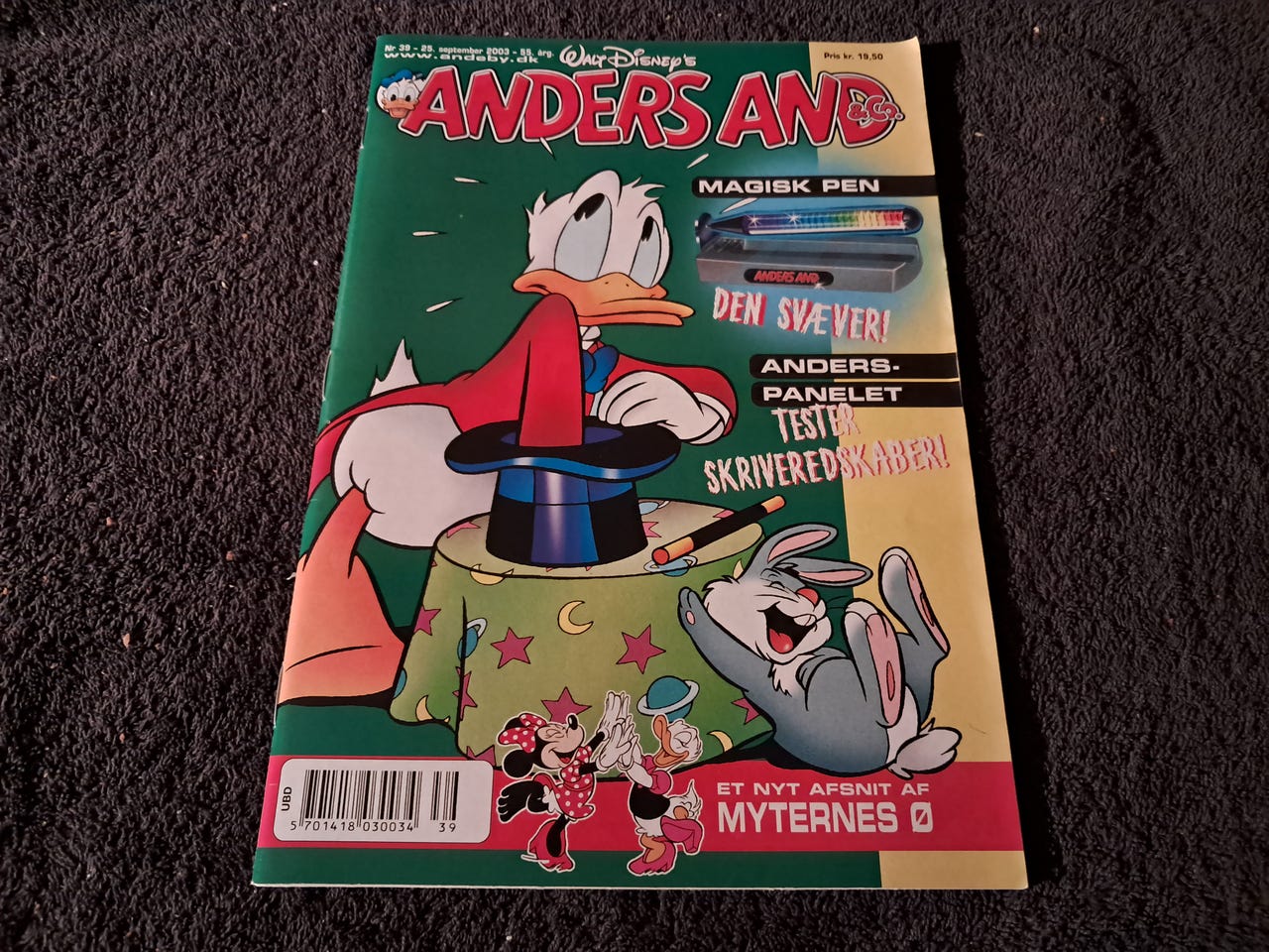 Anders And & Co. nr. 39 – 25. september 2003 (55. årgang) | DBA